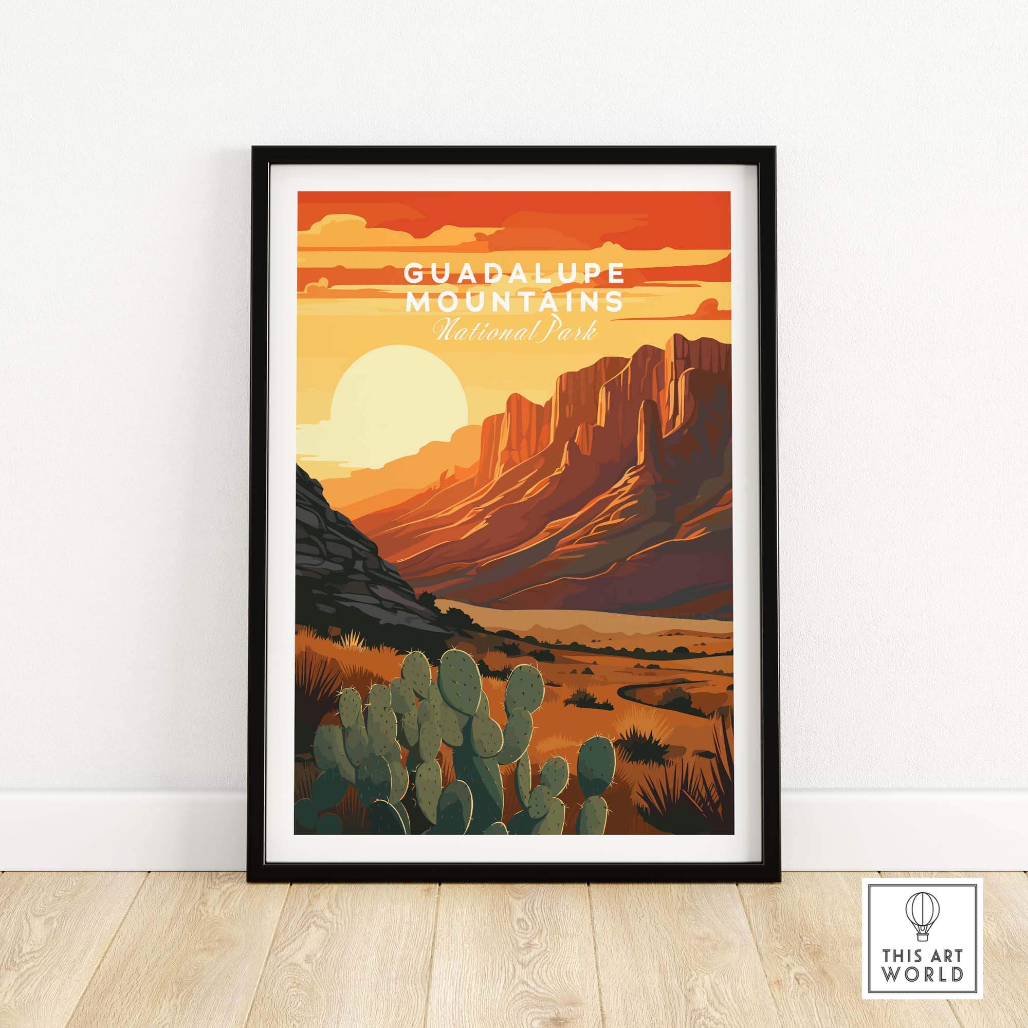 Guadalupe Mountains National Park Poster - Scenic Artwork