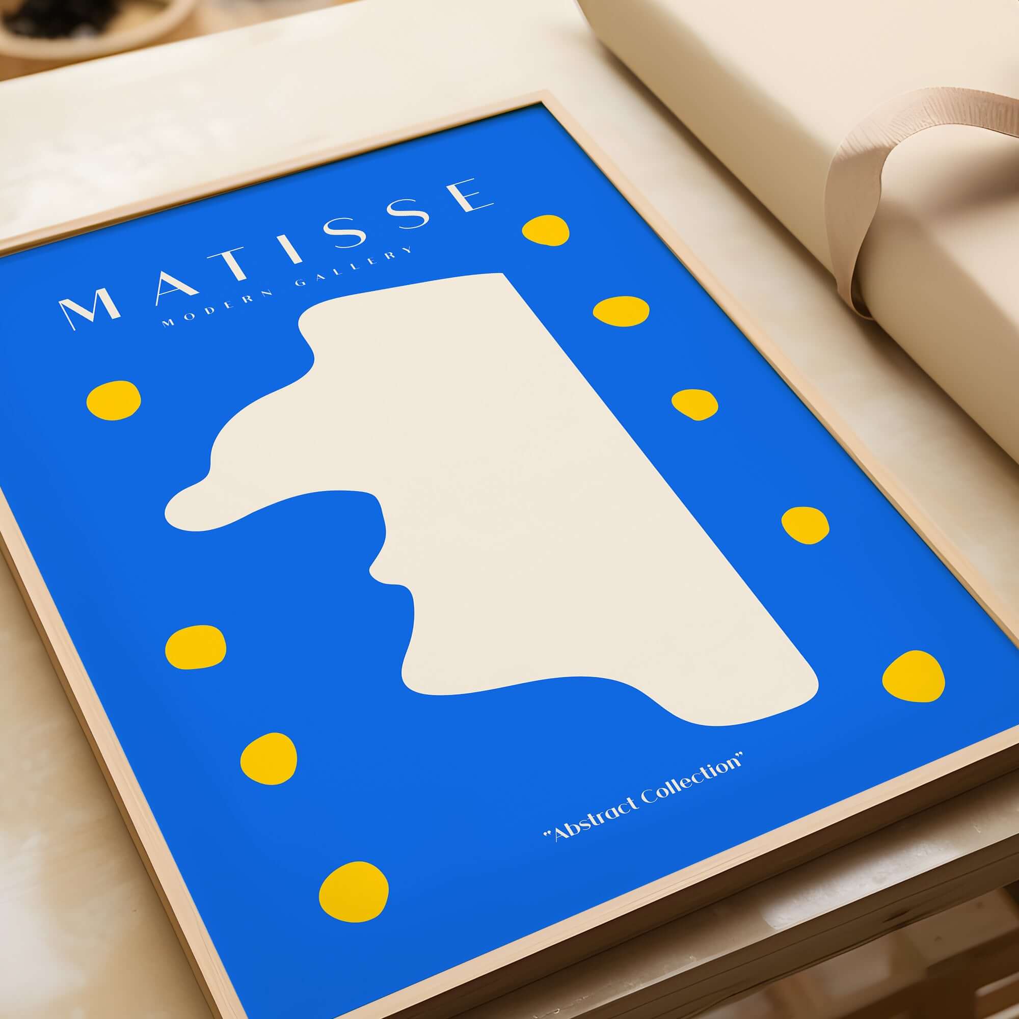 Matisse Art Prints - Blue Abstract Profile Poster