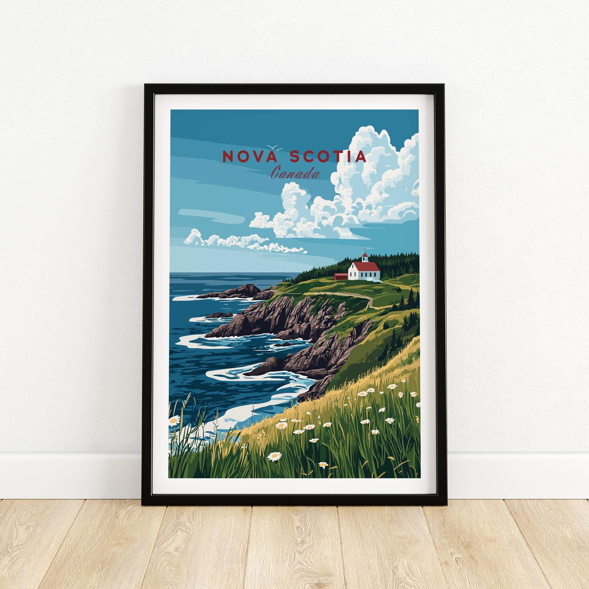 Stunning Nova Scotia Print - Canada Travel Posters
