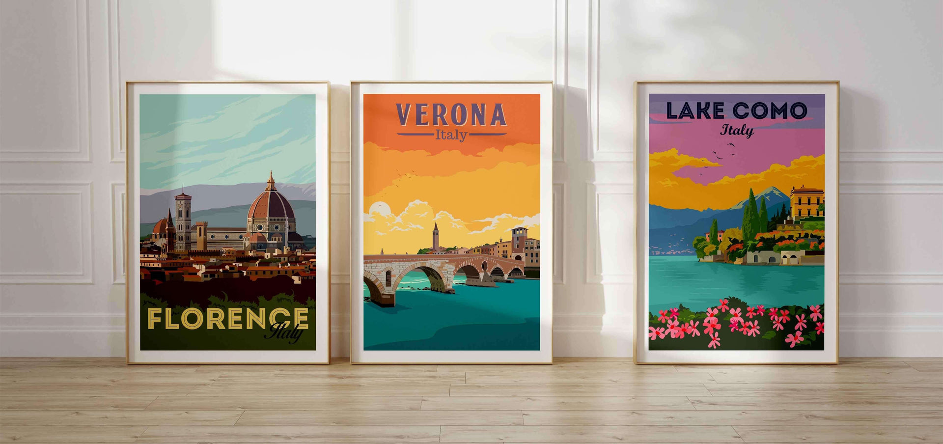 Europe Travel Posters | Iconic Destinations Art