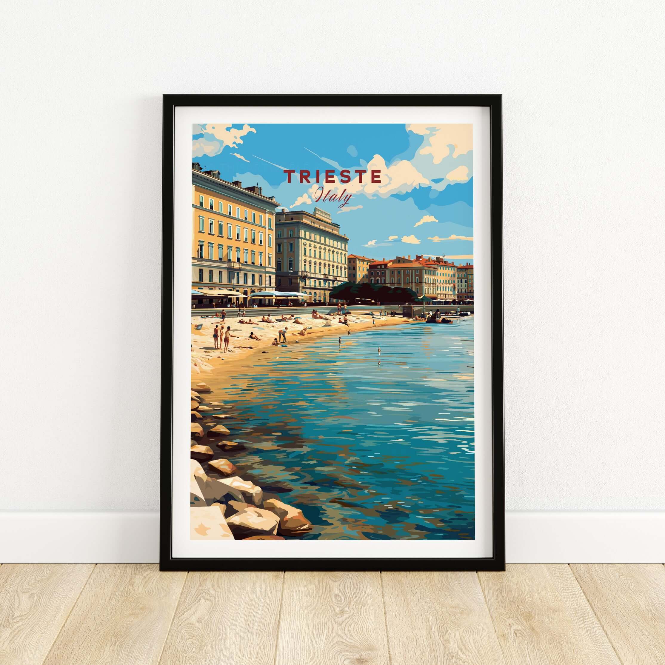 Trieste Poster Italy Travel Print - Wanderlust Décor – This Art World
