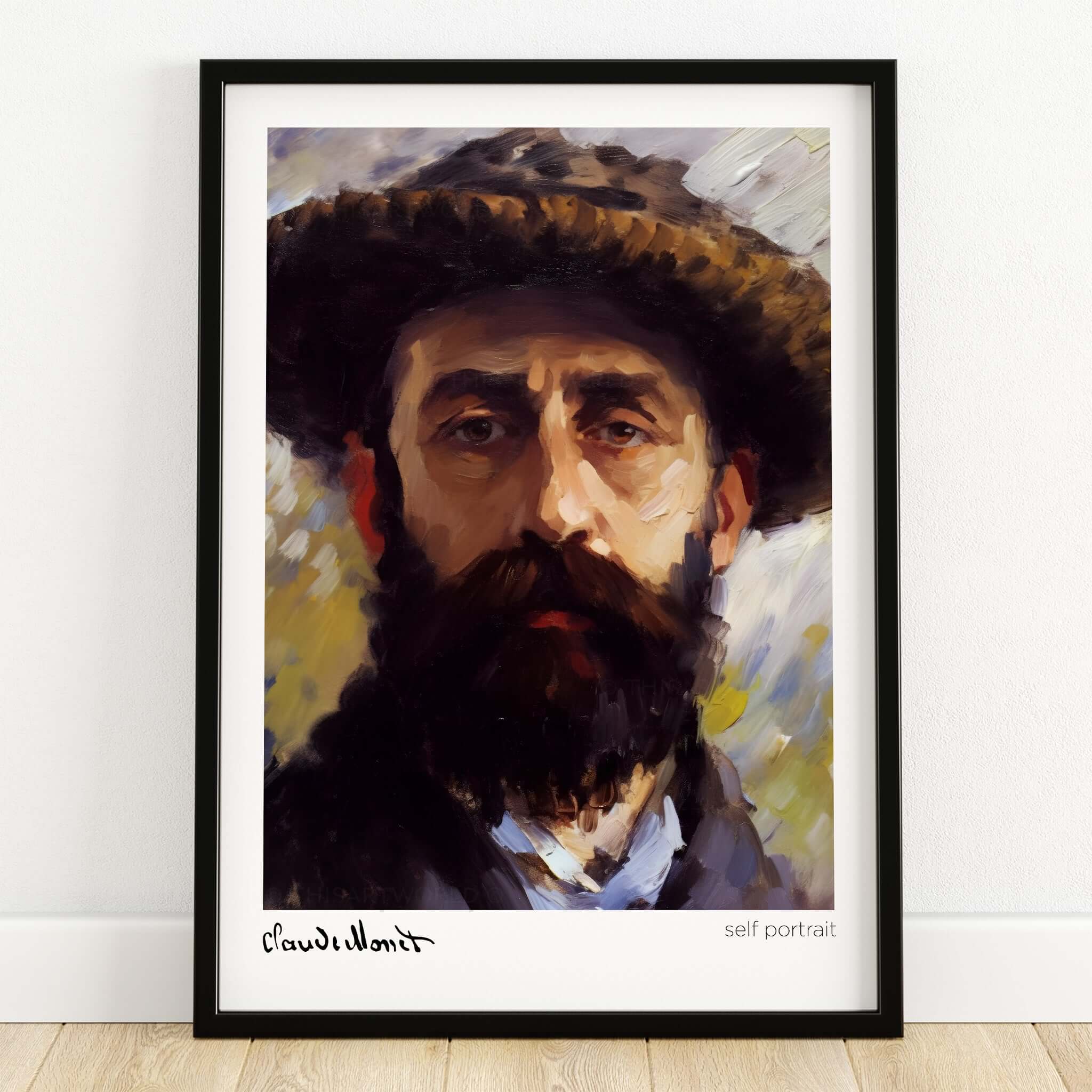Claude Monet Self Portrait Wall Art - Impressionist Print – This Art World