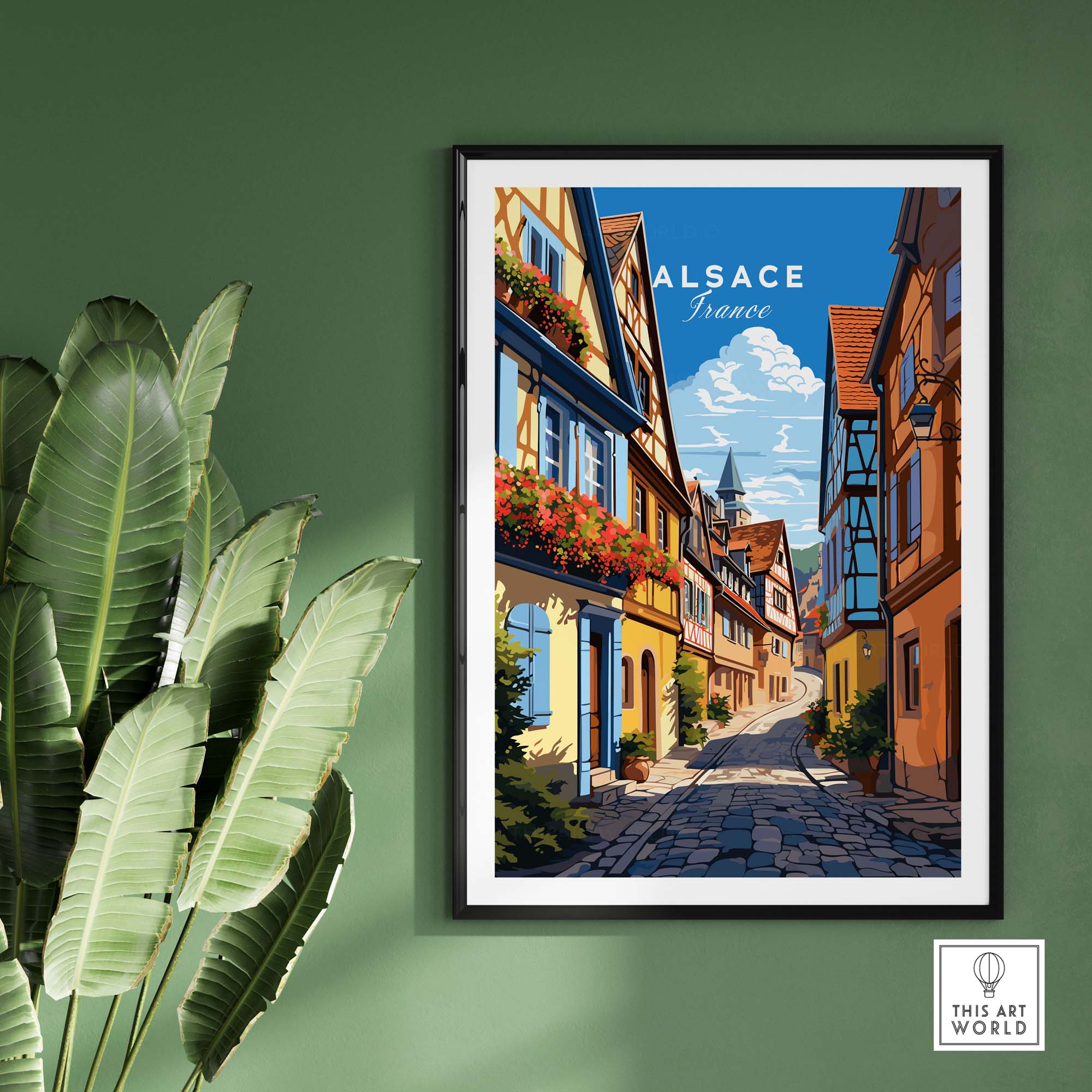Alsace France Poster exclusive at This Art World