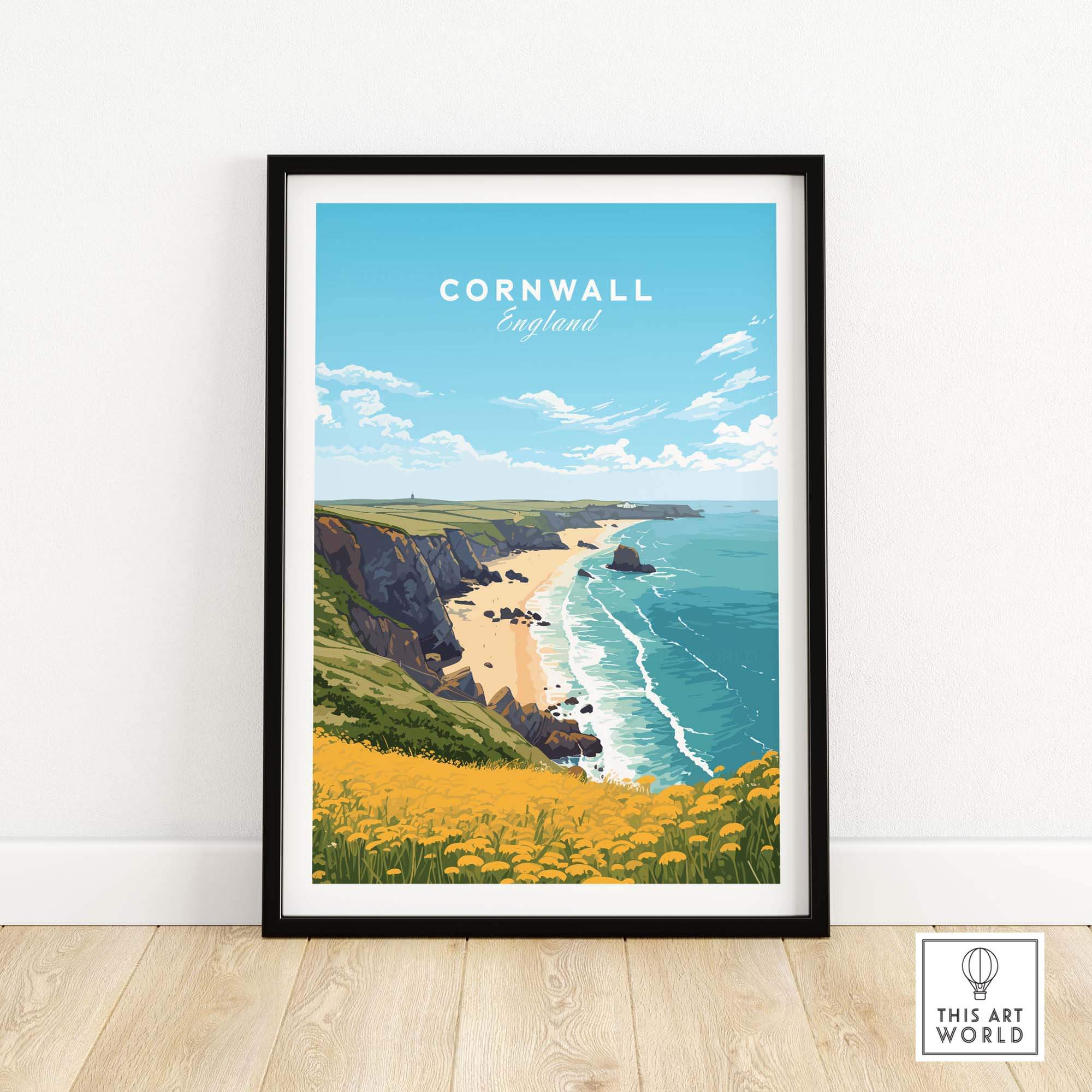 Cornwall Poster exclusive at This Art World