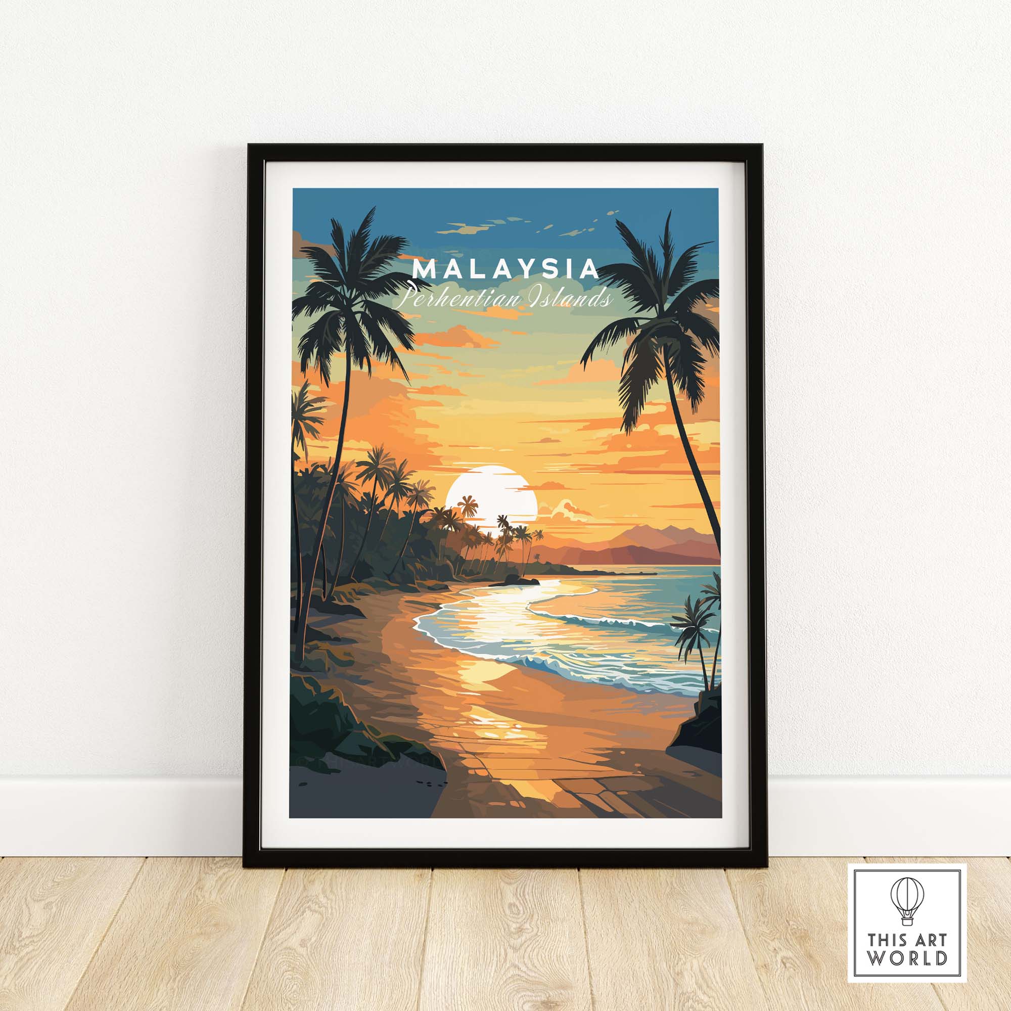 Perhentian Islands Print - Tropical Paradise Art – This Art World