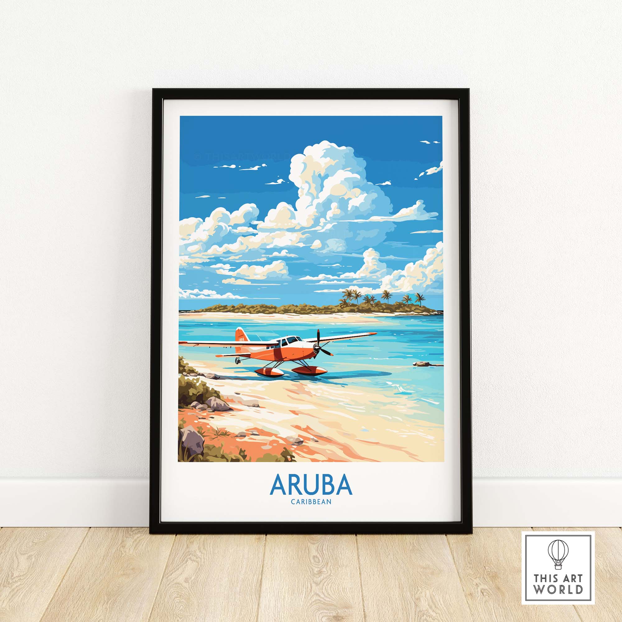 Aruba Wall Art - Tropical Paradise Decor – This Art World