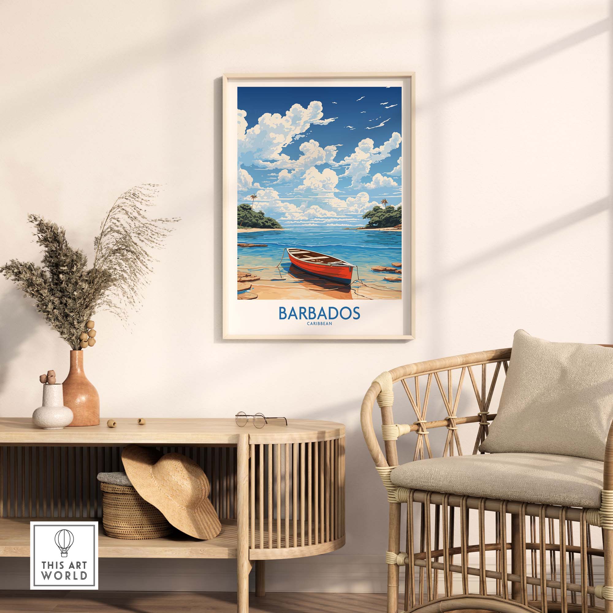 Barbados Wall Art Print exclusive at This Art World