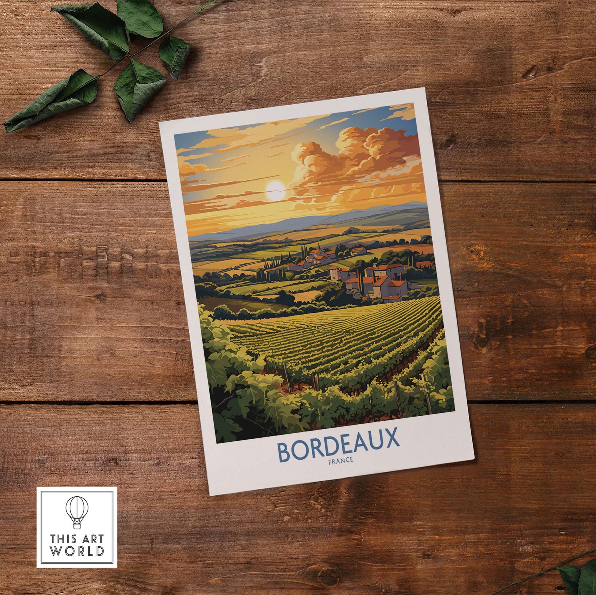 Bordeaux France Poster exclusive at This Art World