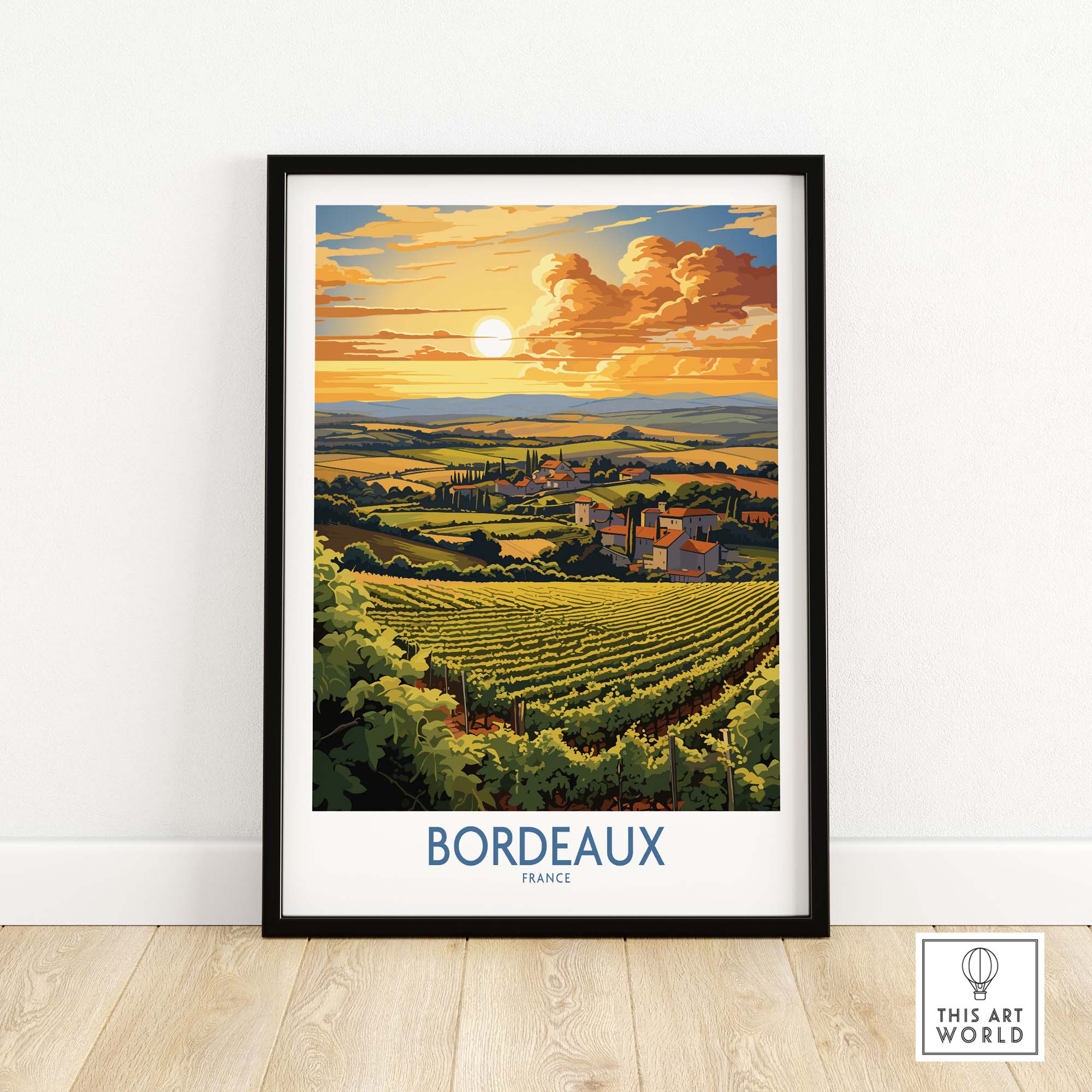 Bordeaux France Poster - Stunning Wine Region Art – This Art World
