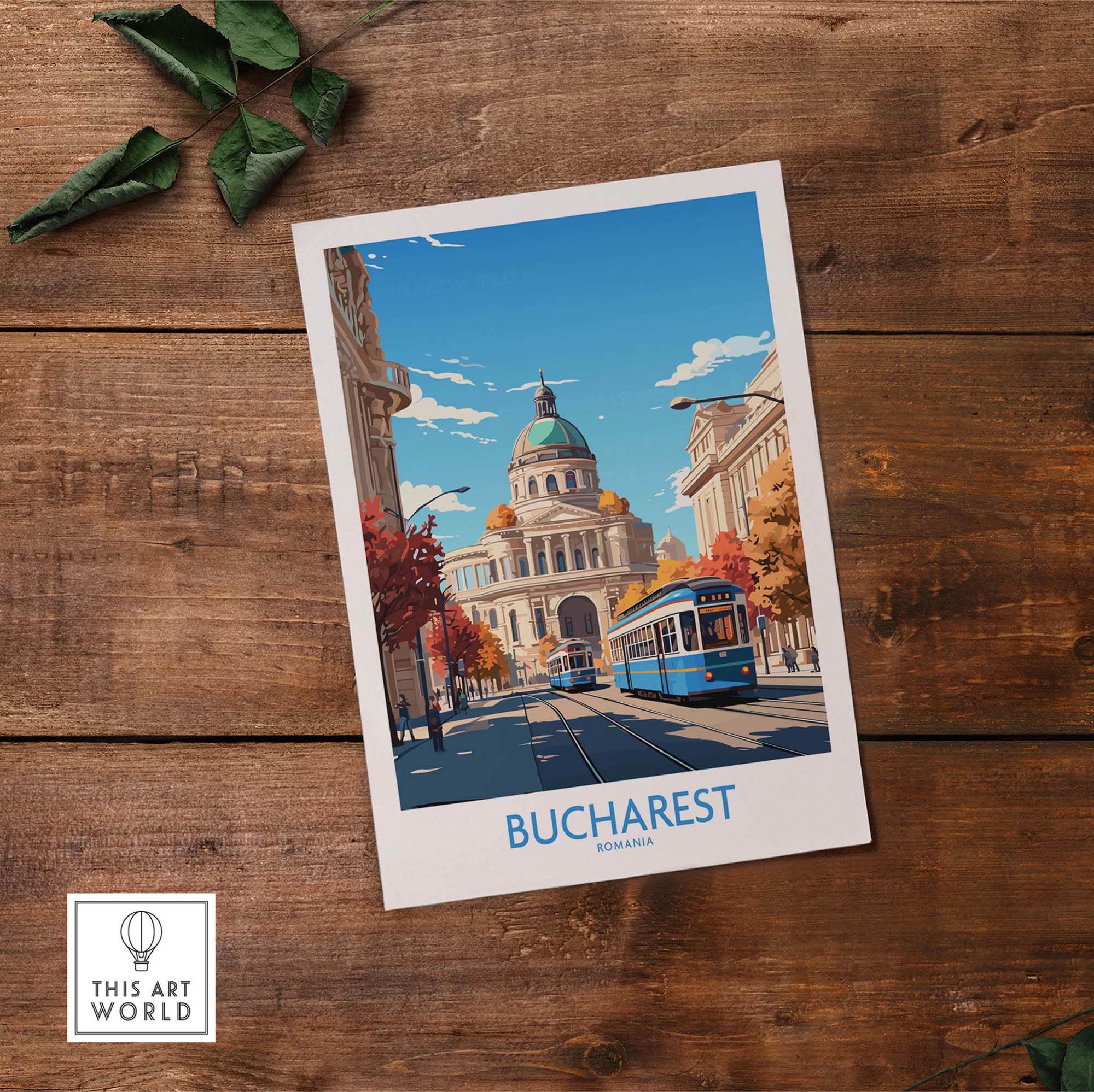 Bucharest Print exclusive at This Art World