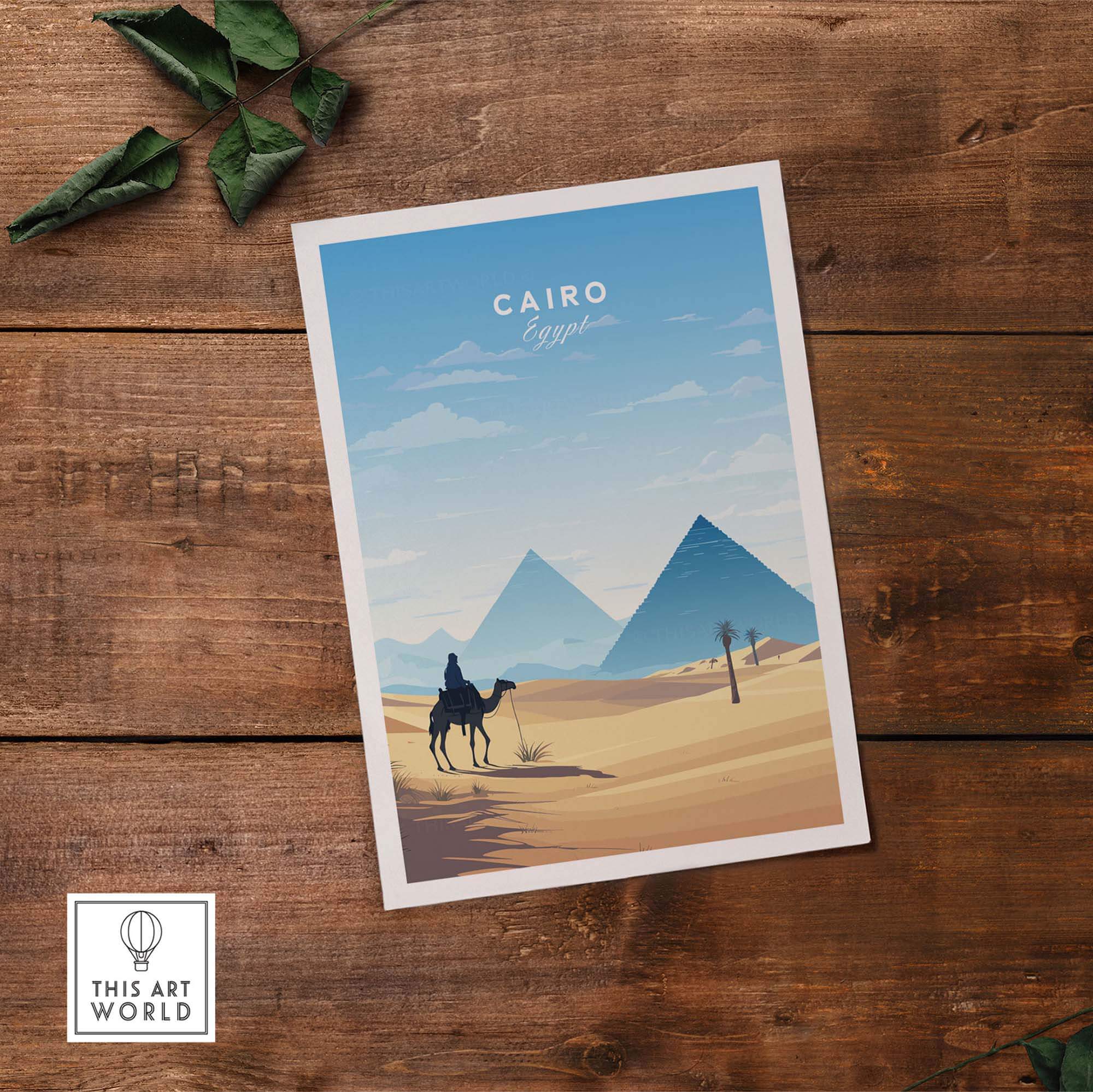 Cairo Poster - Pyramids exclusive at This Art World