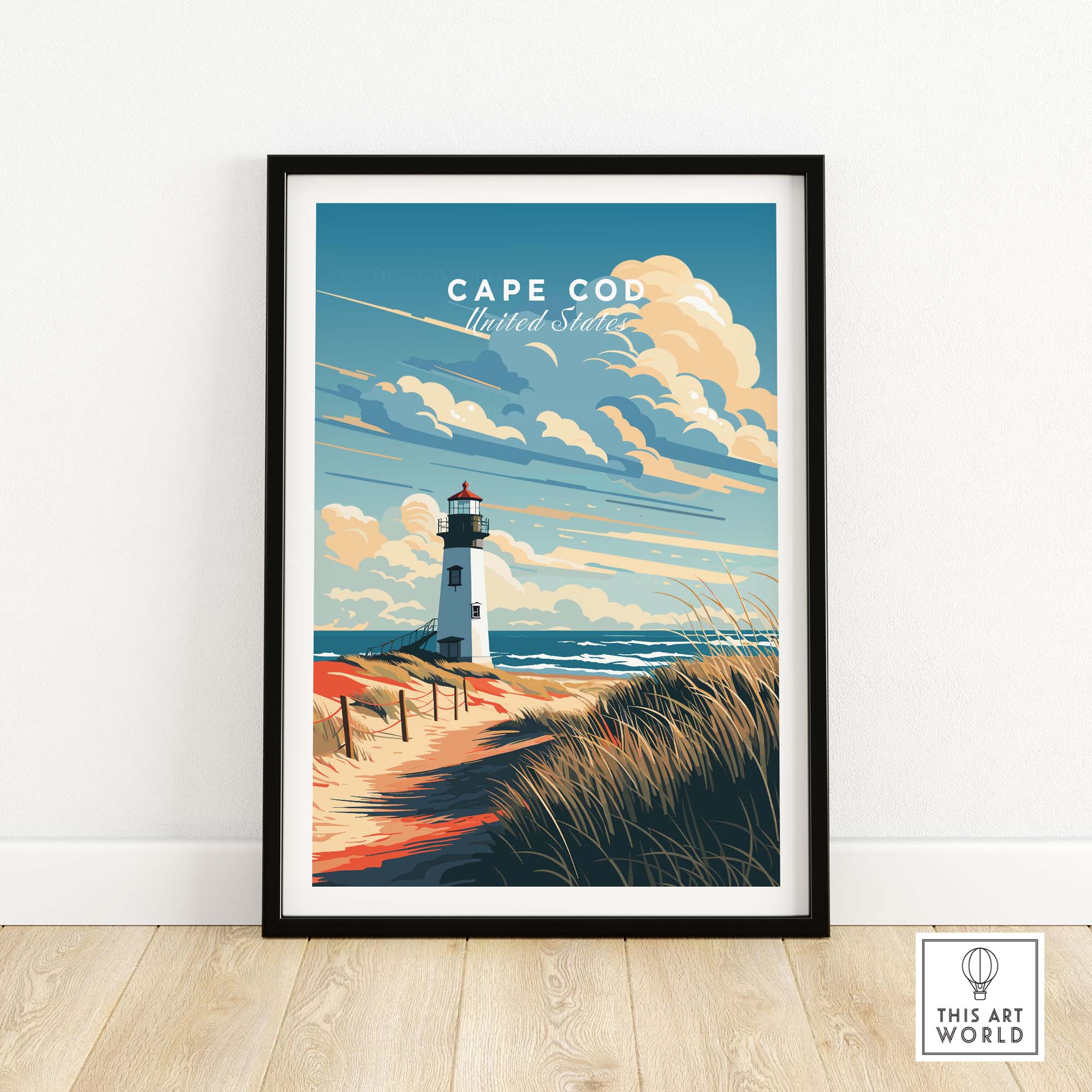 Beautiful Cape Cod Poster for Home Decor