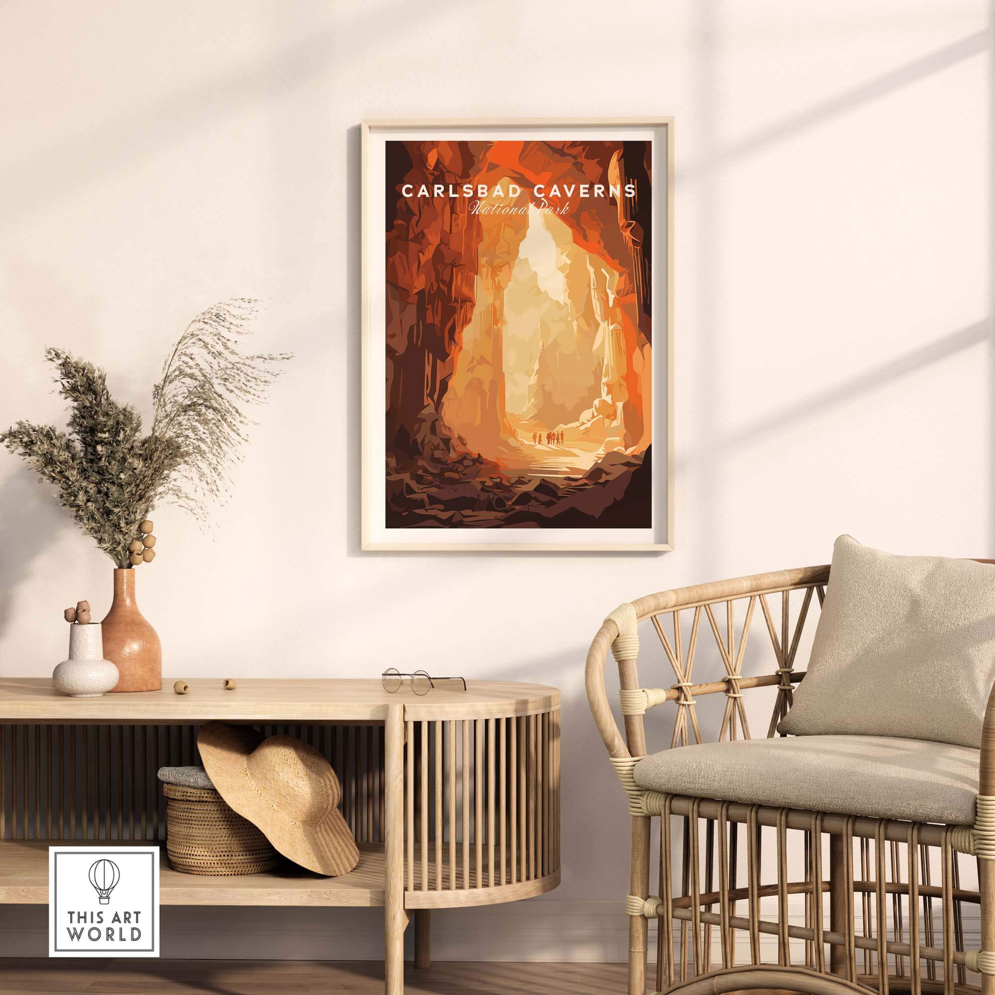 Carlsbad Caverns Poster National Park exclusive at This Art World