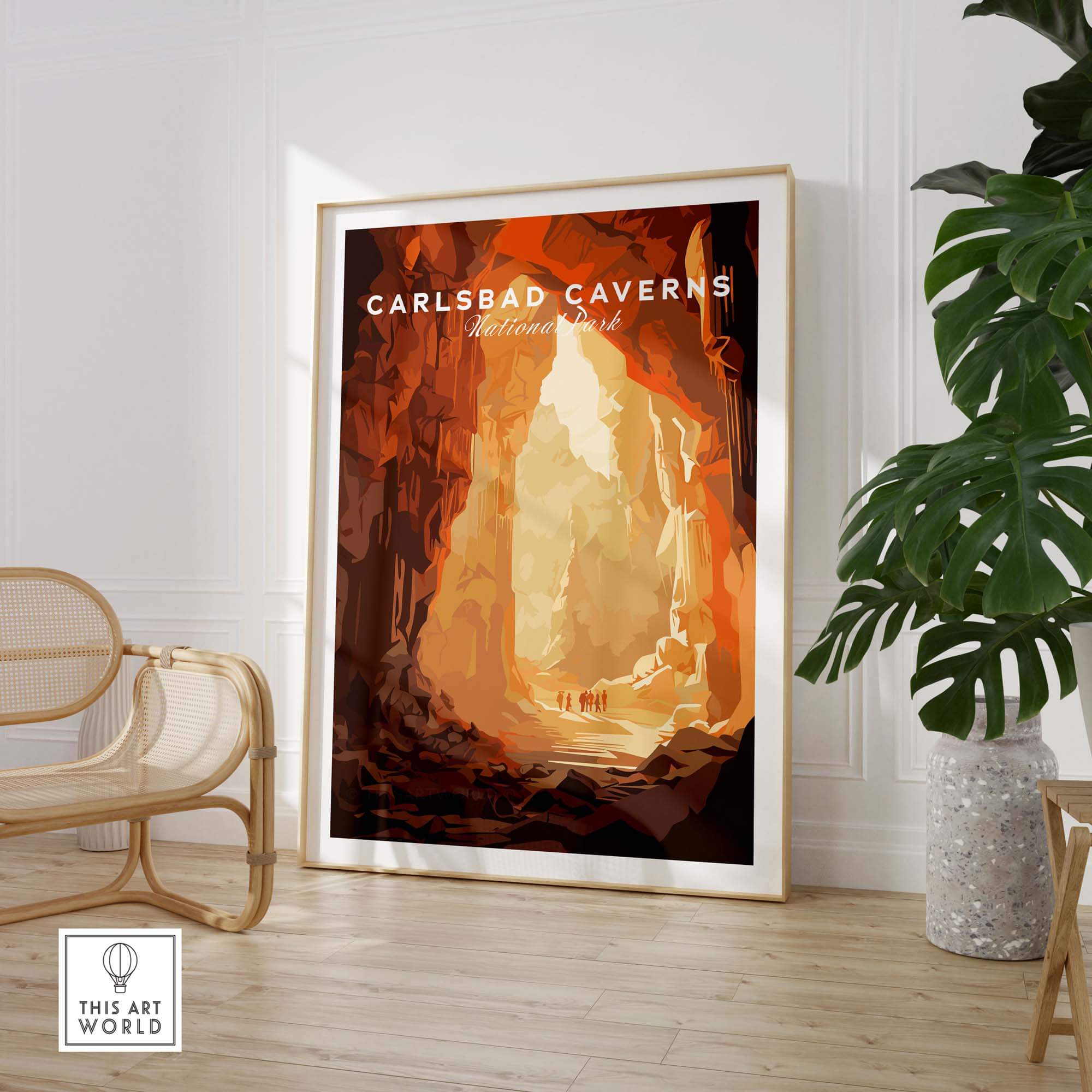 Carlsbad Caverns Poster National Park exclusive at This Art World