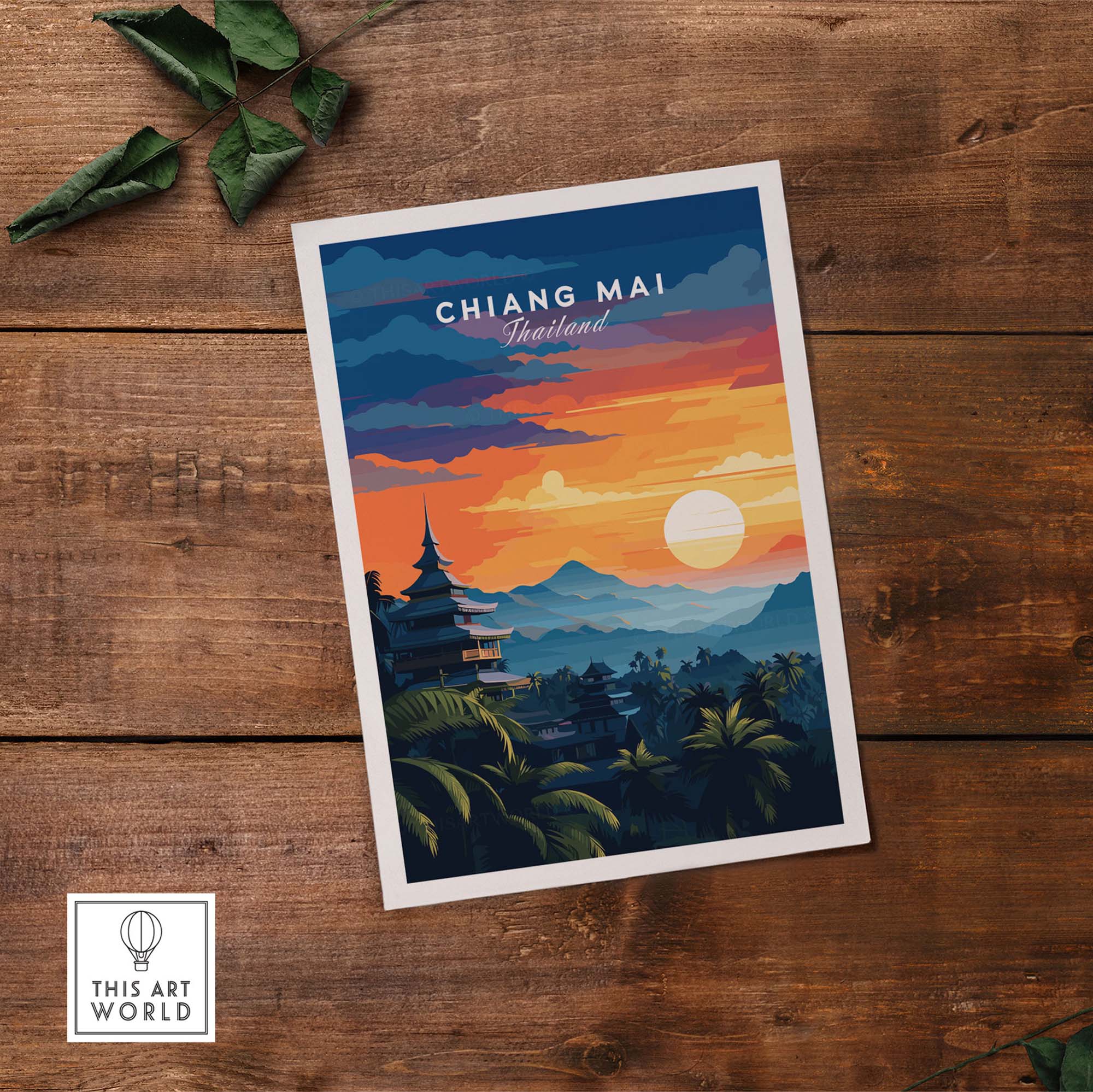 Chiang Mai Poster exclusive at This Art World