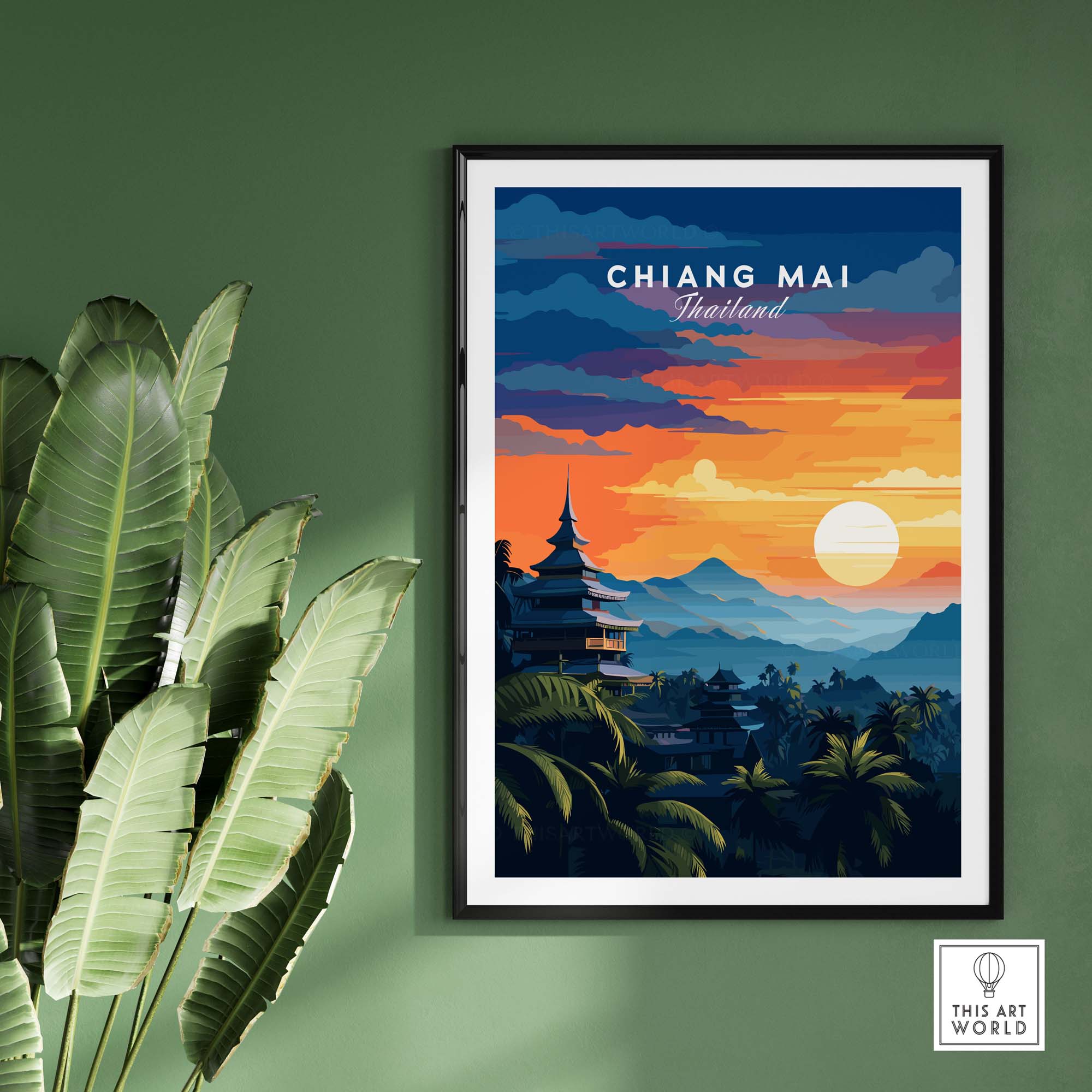 Chiang Mai Poster exclusive at This Art World