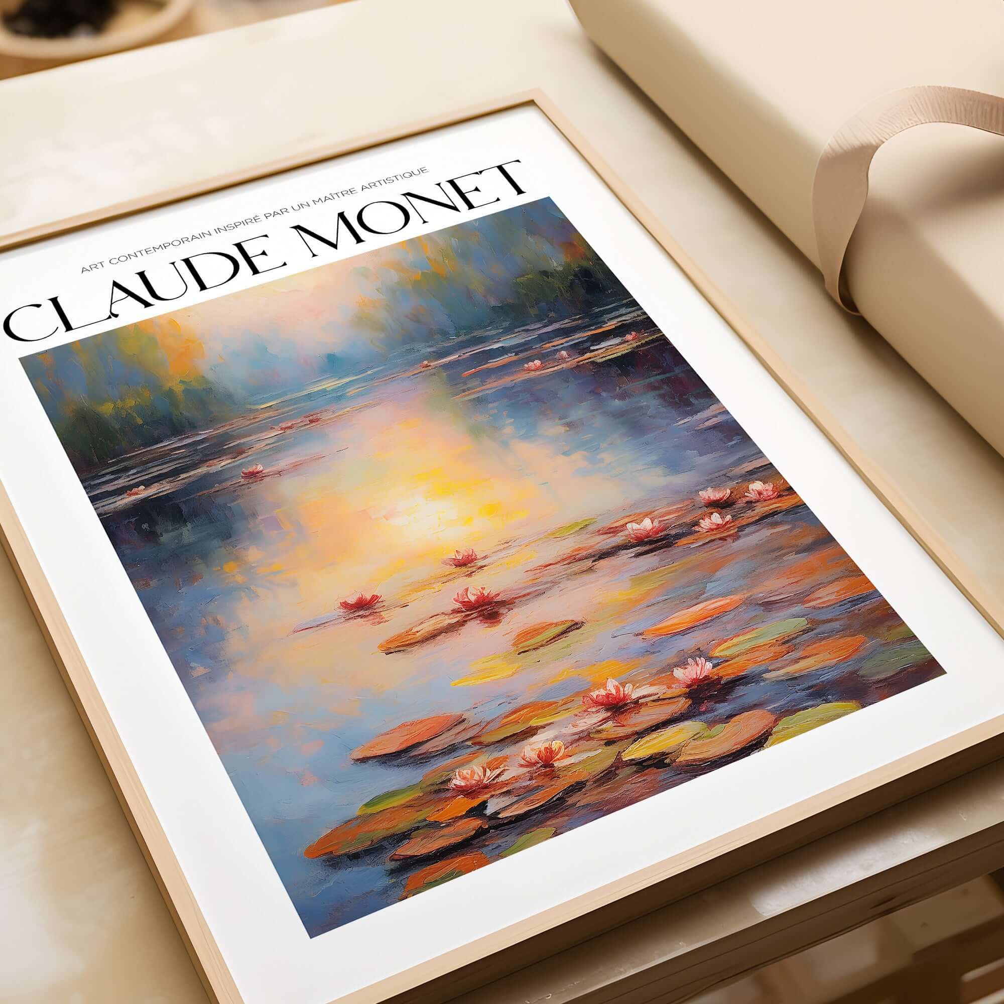 Claude Monet Wall Art Print - Vintage Impressionist Poster