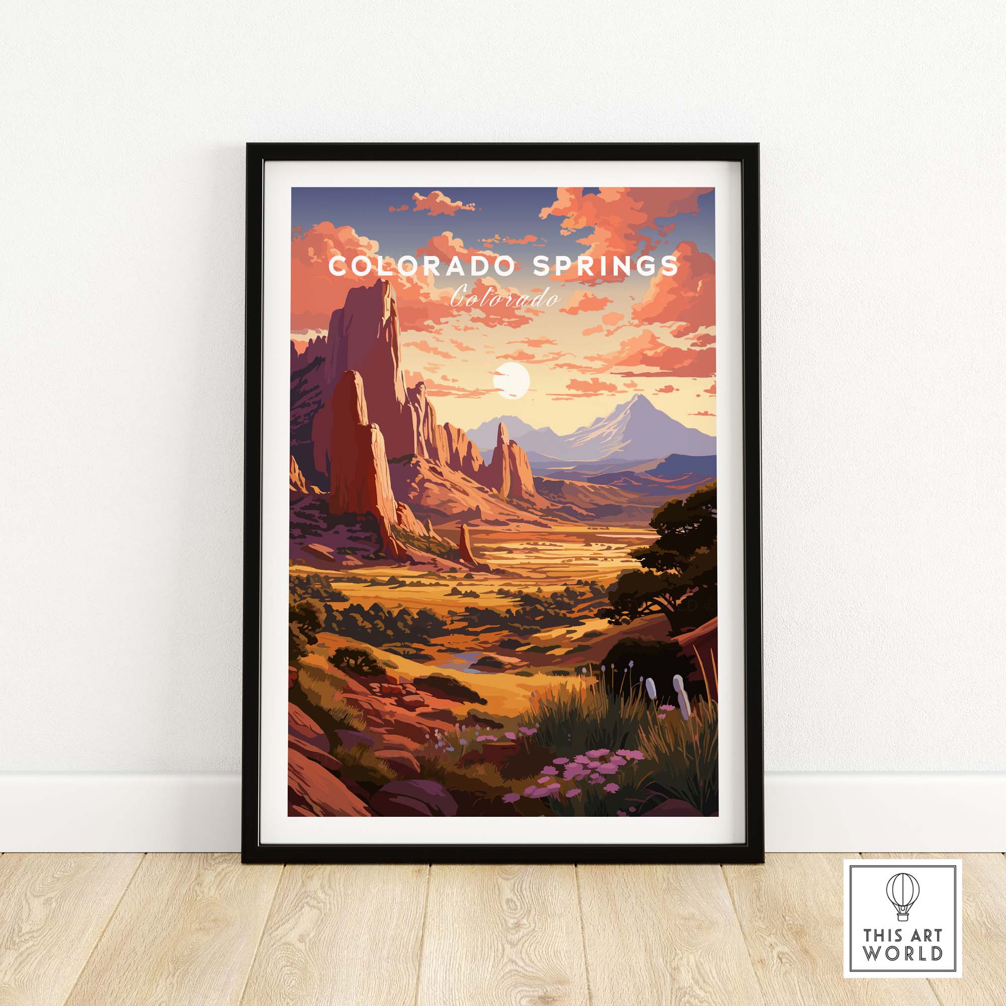 Stunning Colorado Springs Poster | Wall Art