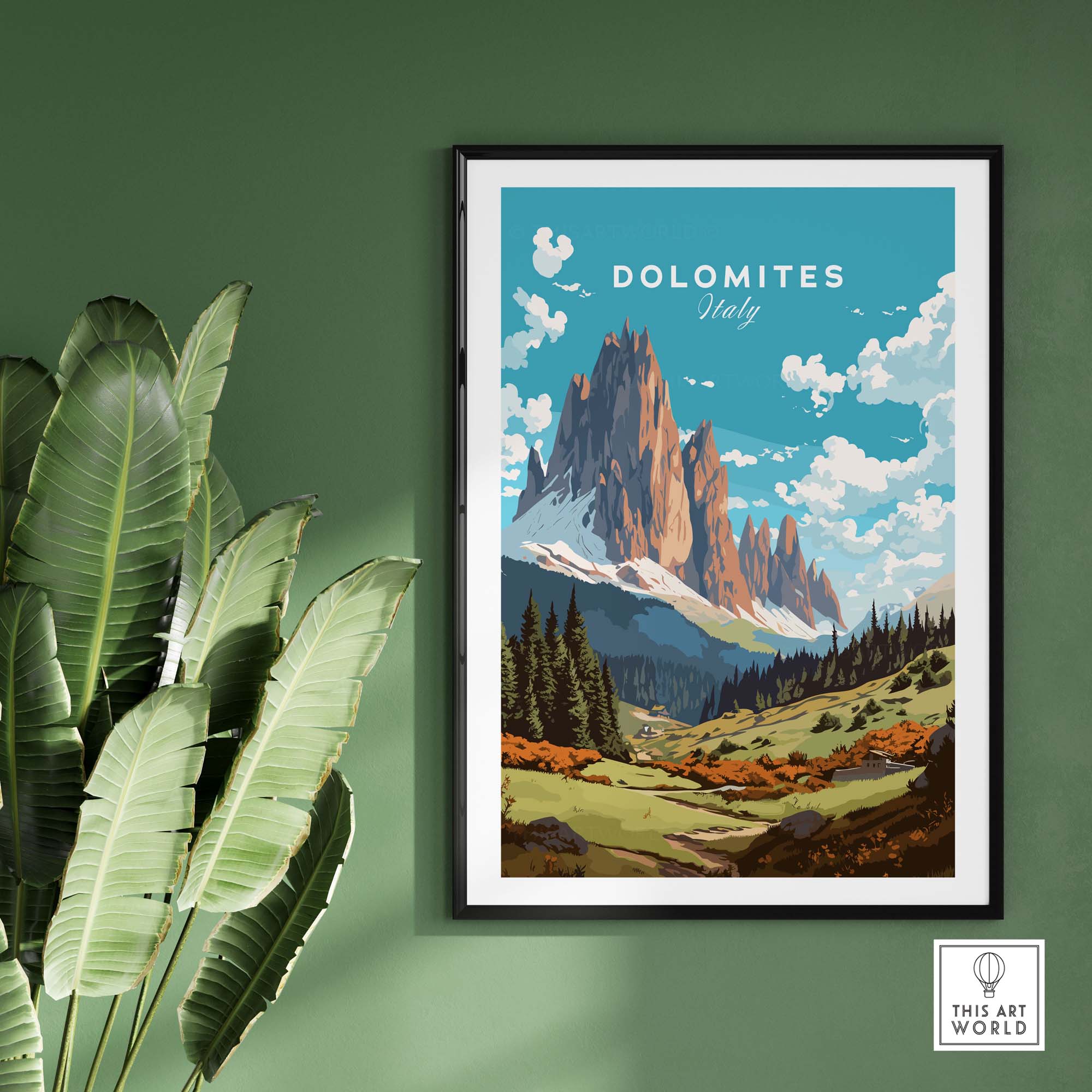 Dolomites Poster exclusive at This Art World