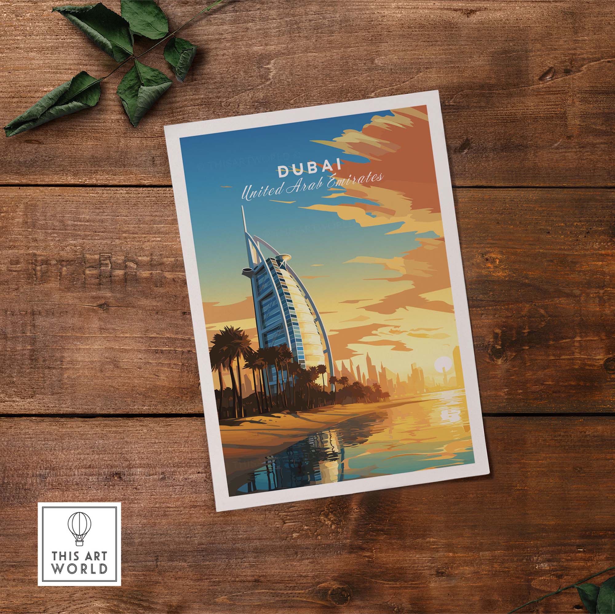 Dubai Poster exclusive at This Art World