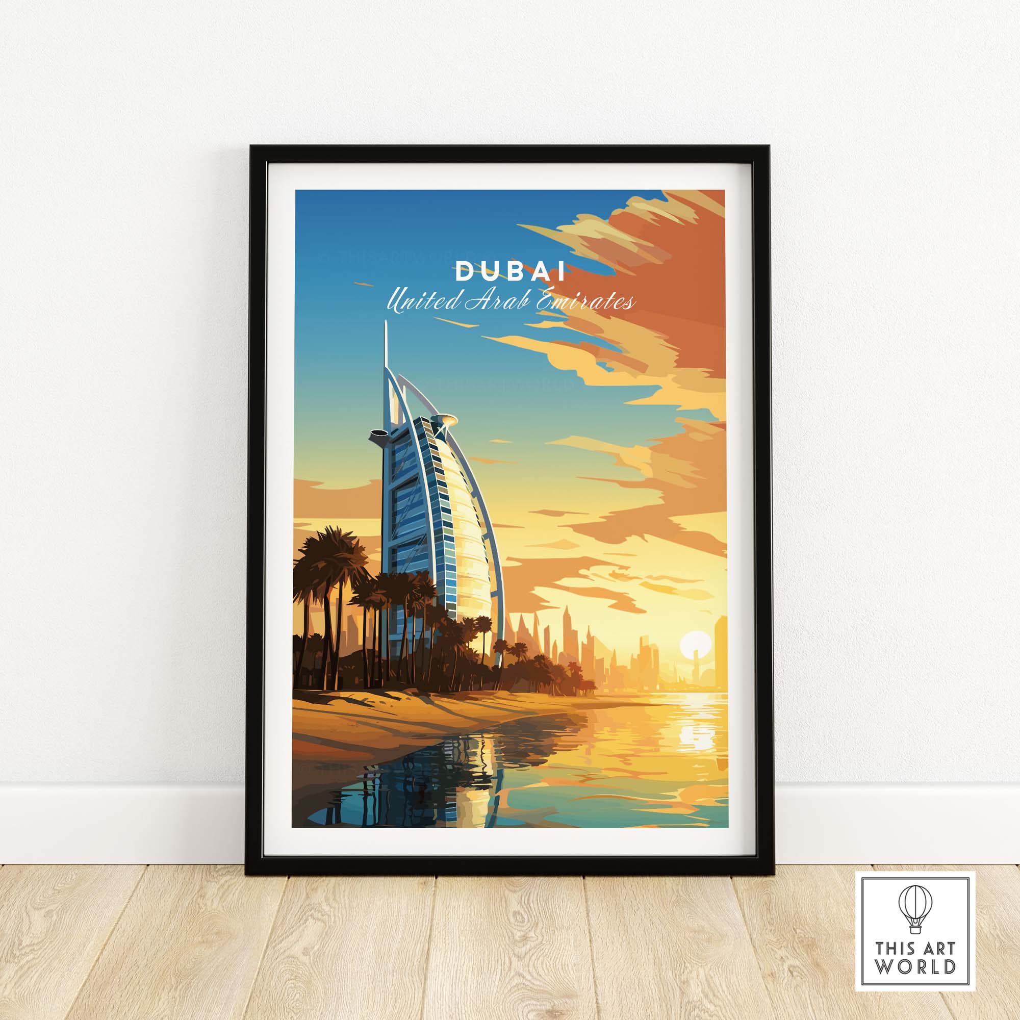 Stunning Dubai Poster – UAE Wall Art