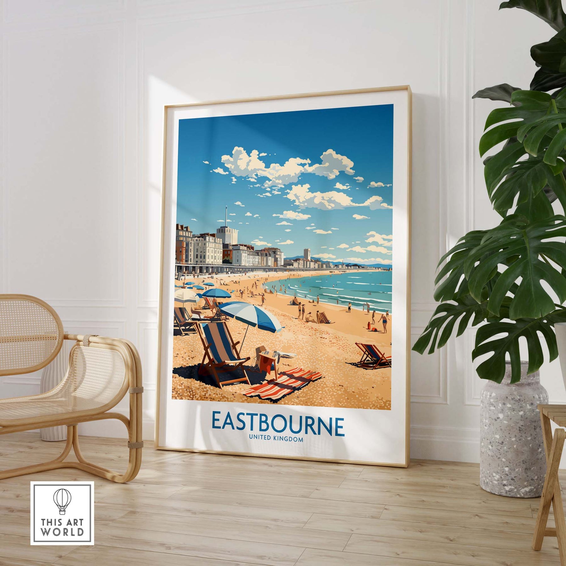 Eastbourne Poster - Coastal Wall Art – This Art World