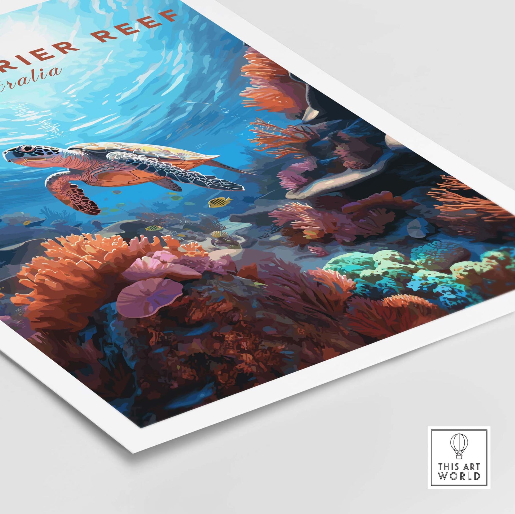 Great Barrier Reef Australia Poster - Art Print – This Art World