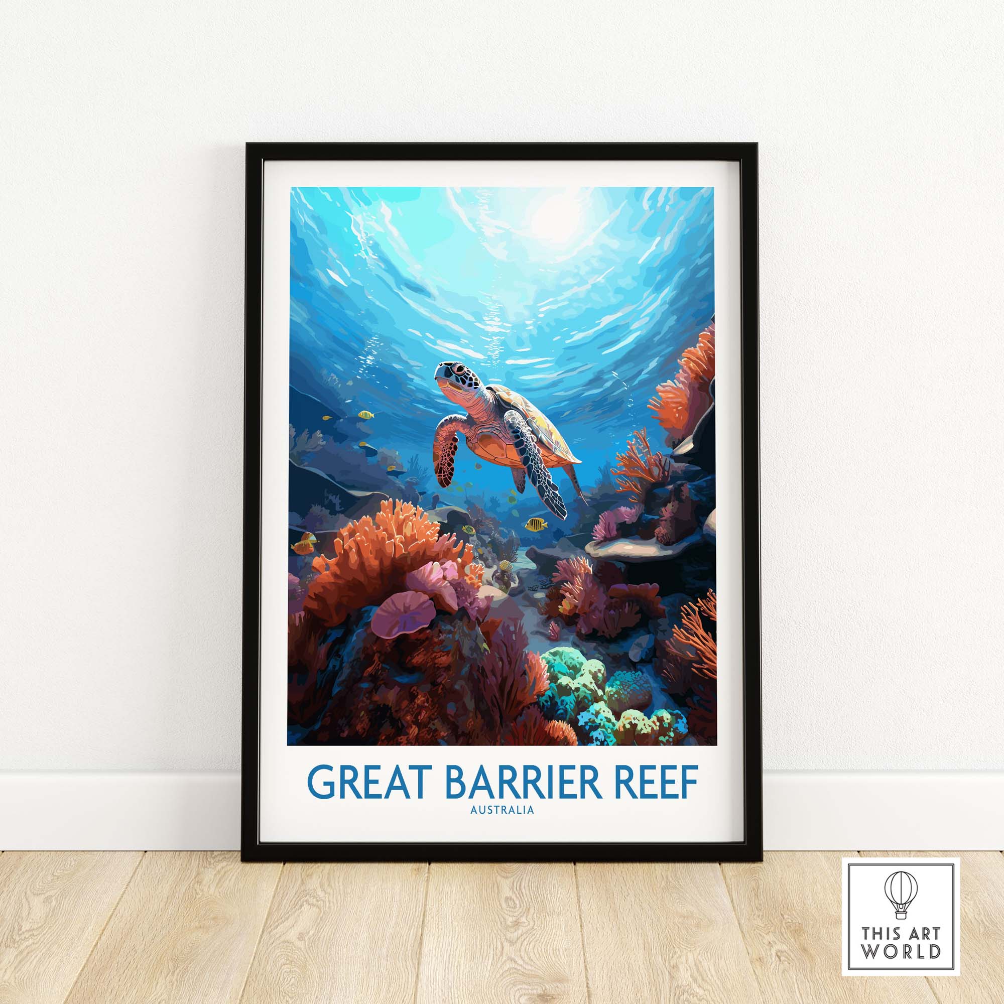 Great Barrier Reef Australia Wall Art exclusive at This Art World
