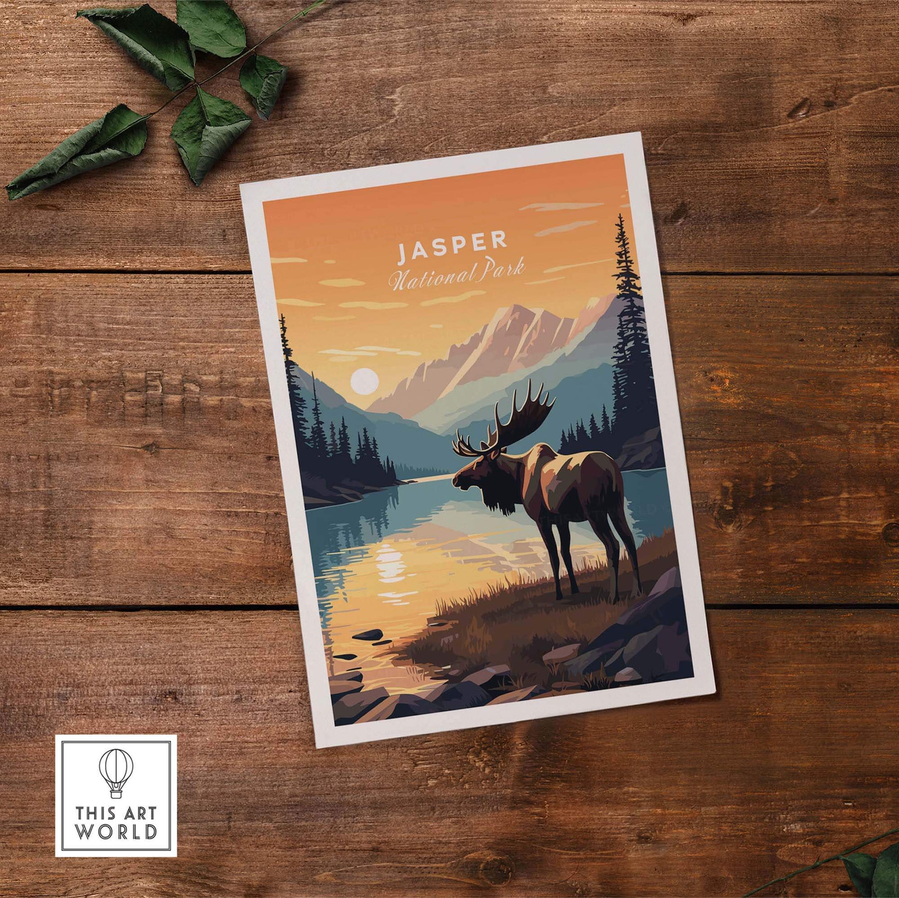 Jasper Poster - Stunning National Park Artwork – This Art World