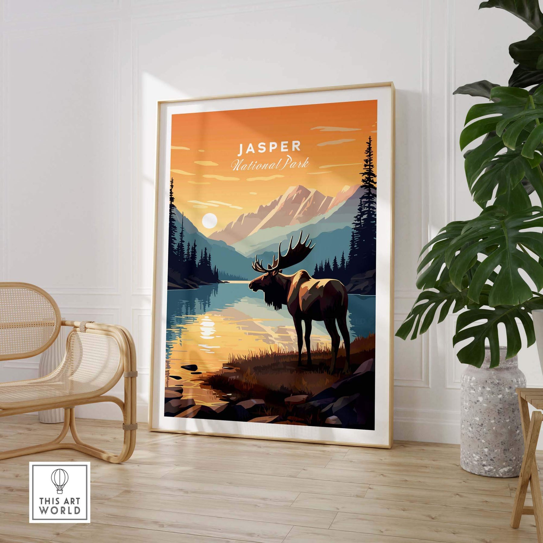 Jasper Poster - Stunning National Park Artwork – This Art World