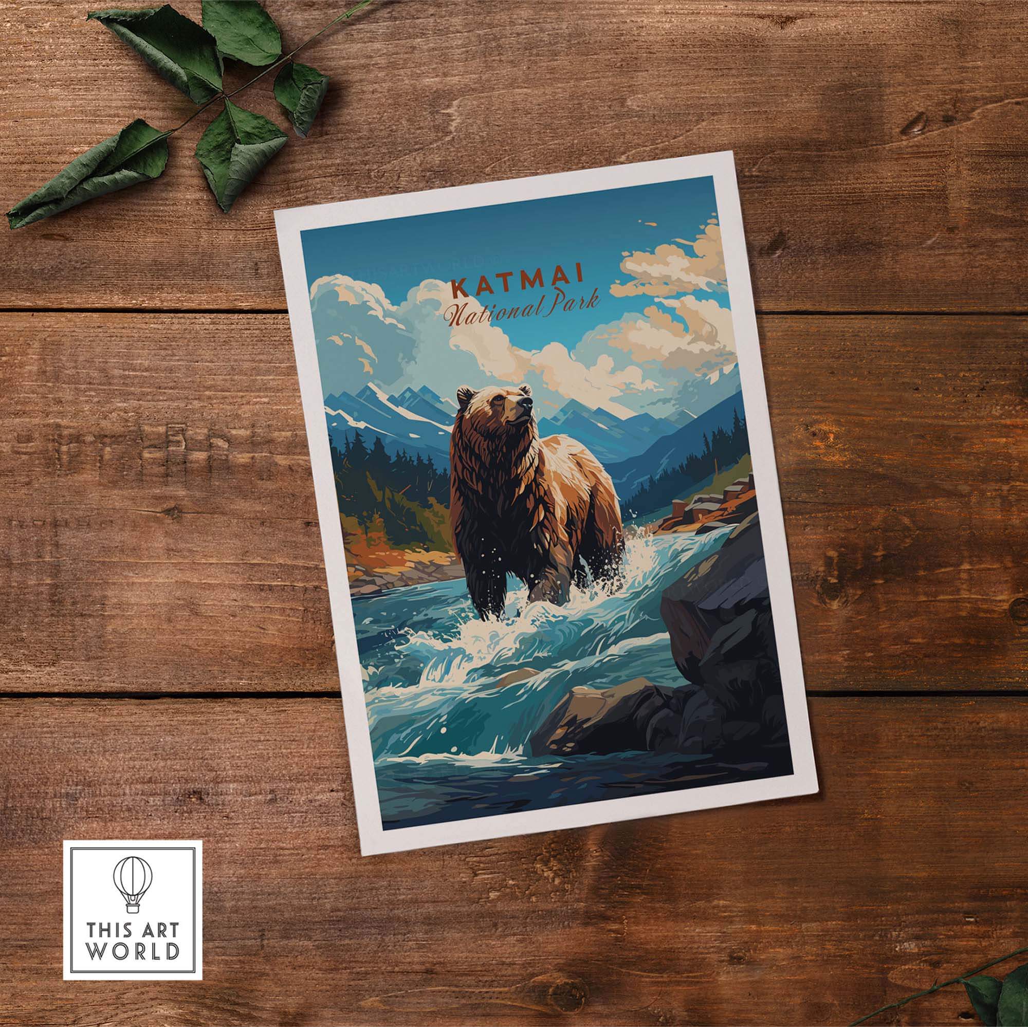 Katmai National Park Poster exclusive at This Art World