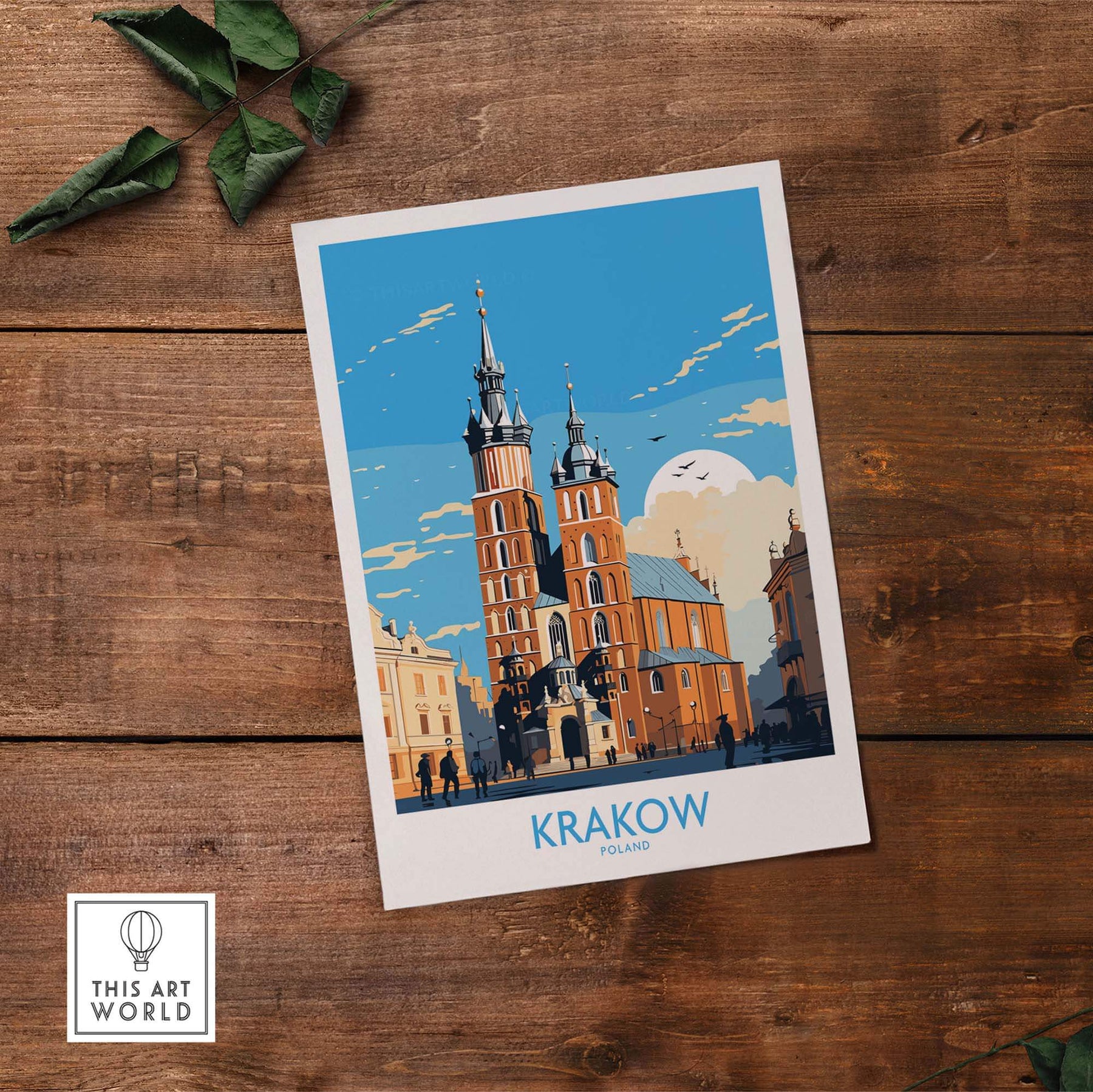 Stunning Krakow Poster - Poland Travel Decor – This Art World