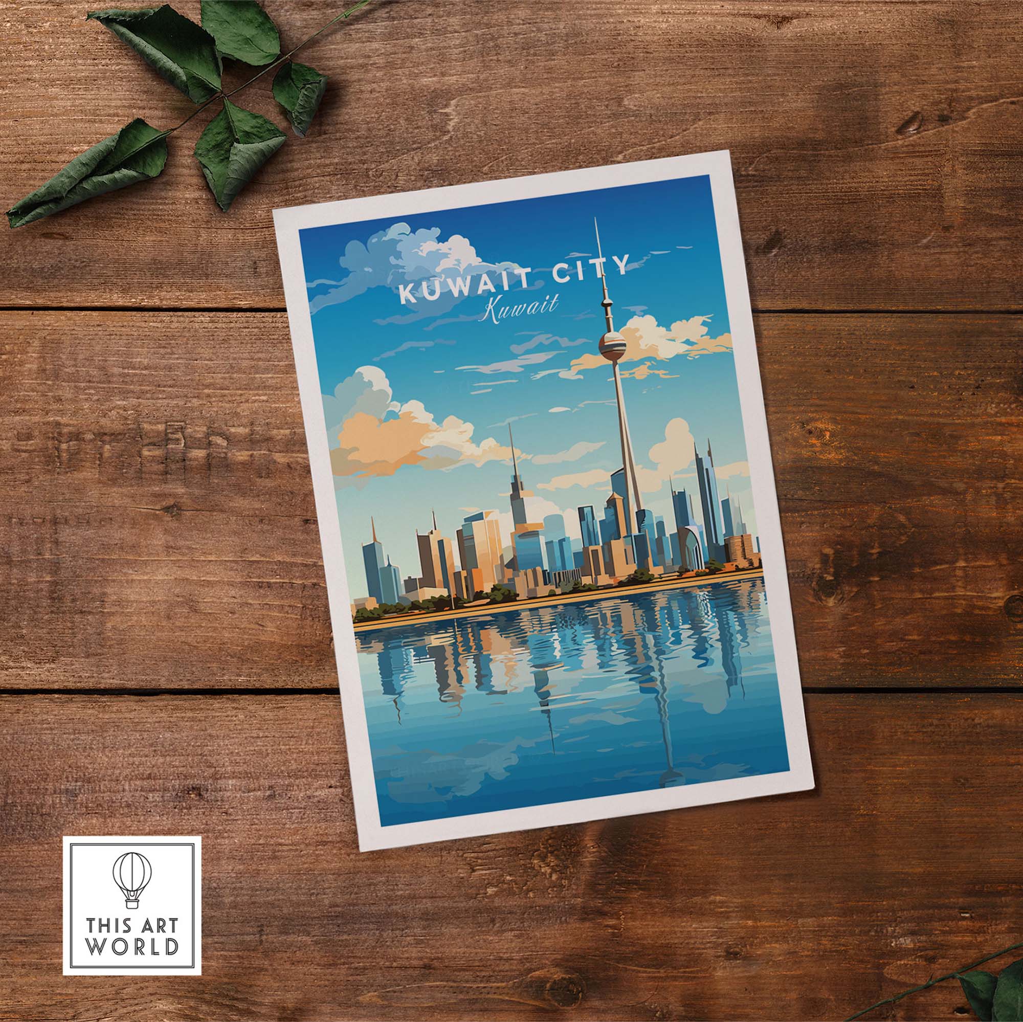 Kuwait City Poster exclusive at This Art World