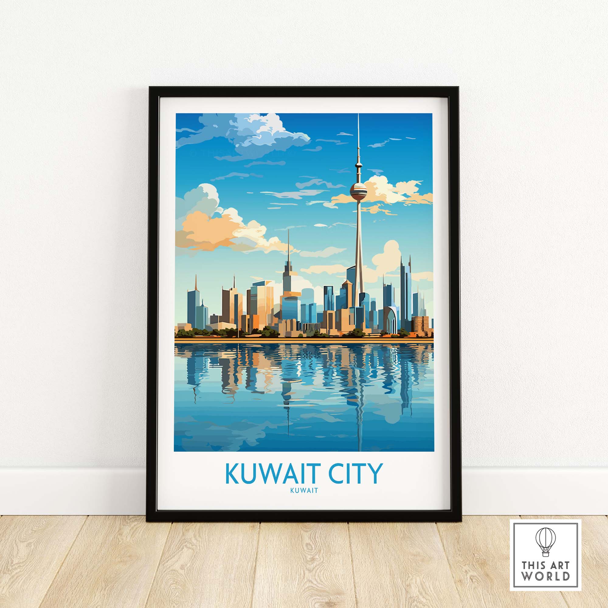 Kuwait City Print exclusive at This Art World