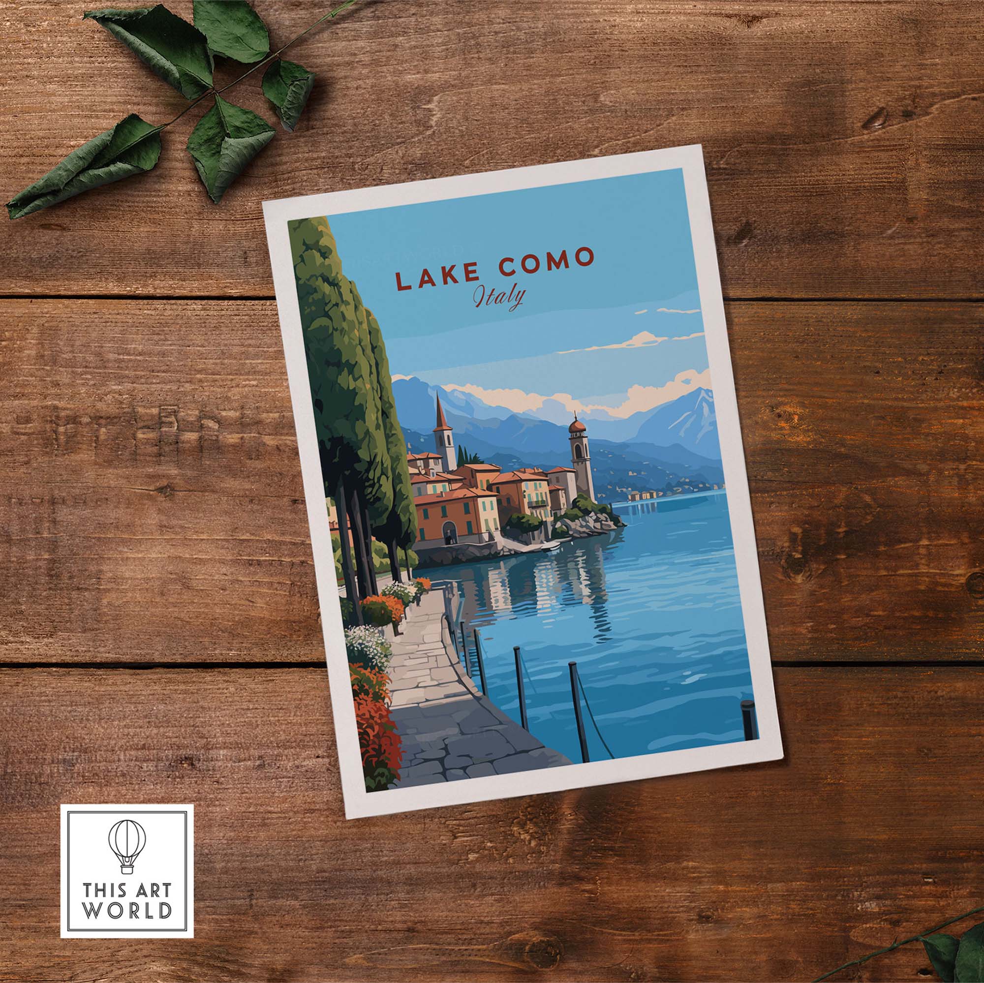 Lake Como Poster exclusive at This Art World