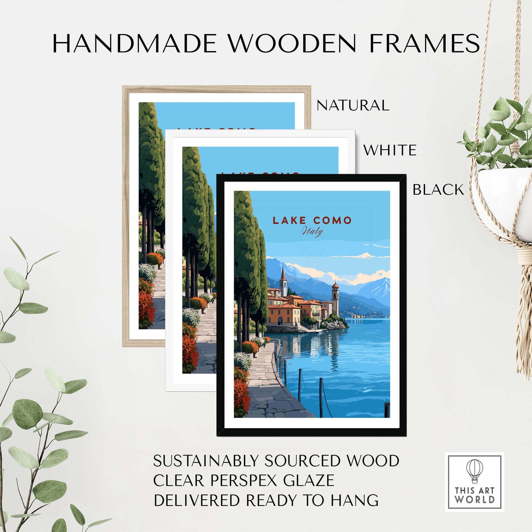 Stunning Lake Como Poster - Capture Your Memories – This Art World