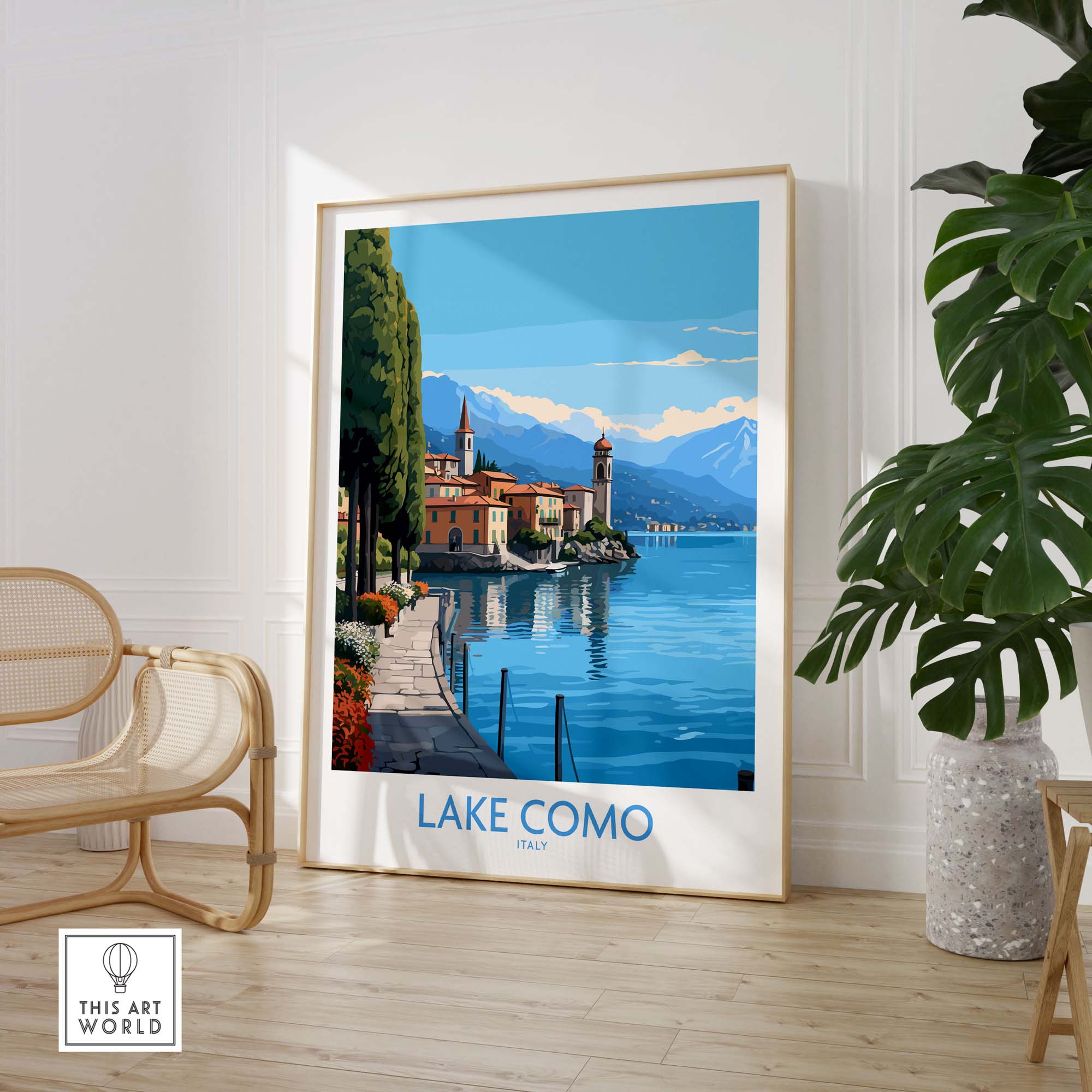 Lake Como Poster | Modern exclusive at This Art World