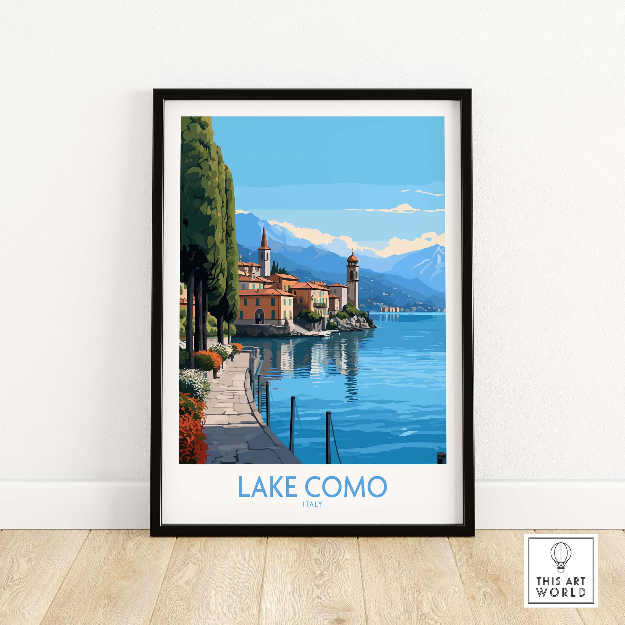 Lake Como Poster | Modern exclusive at This Art World