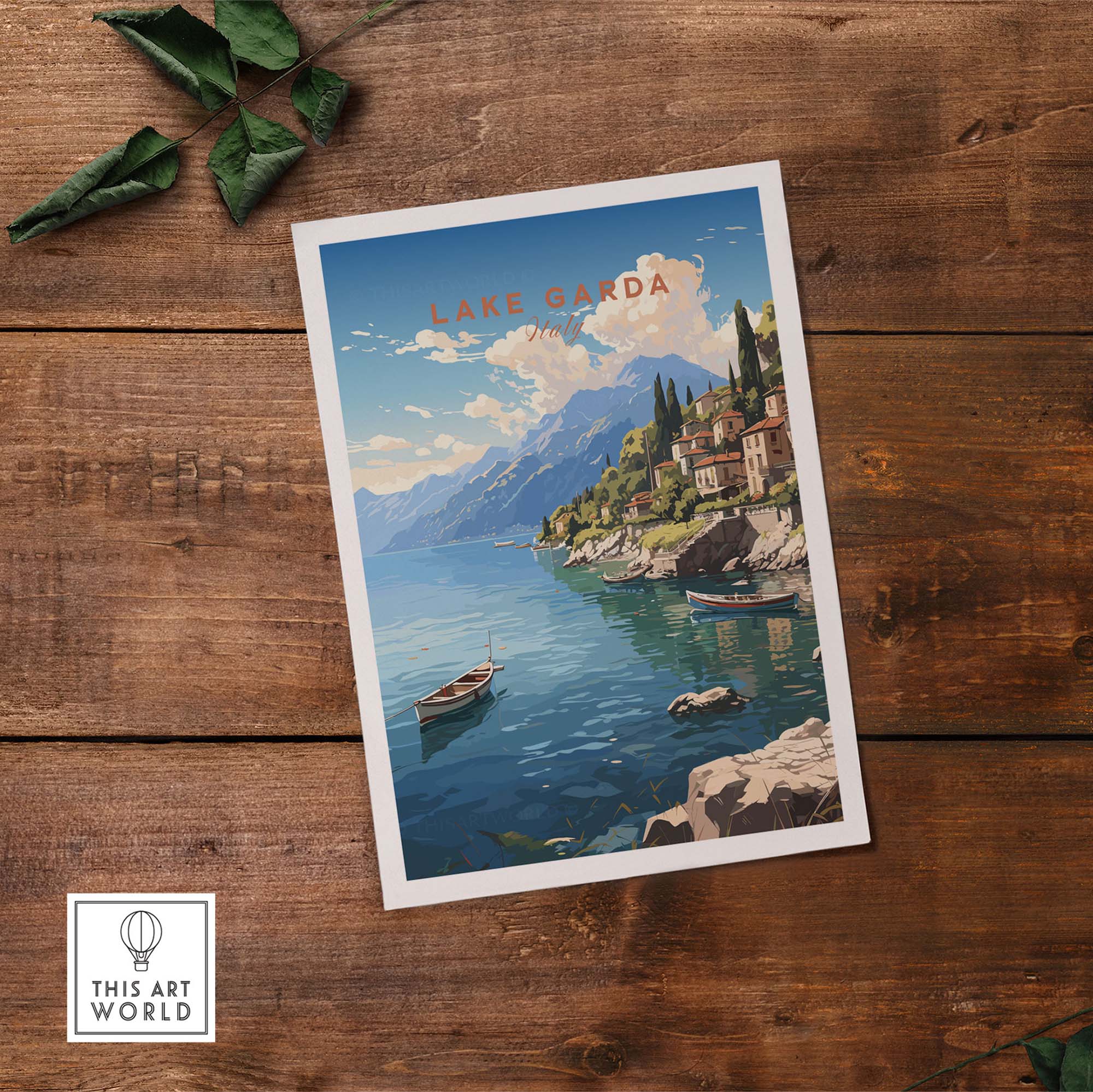 Lake Garda Poster exclusive at This Art World