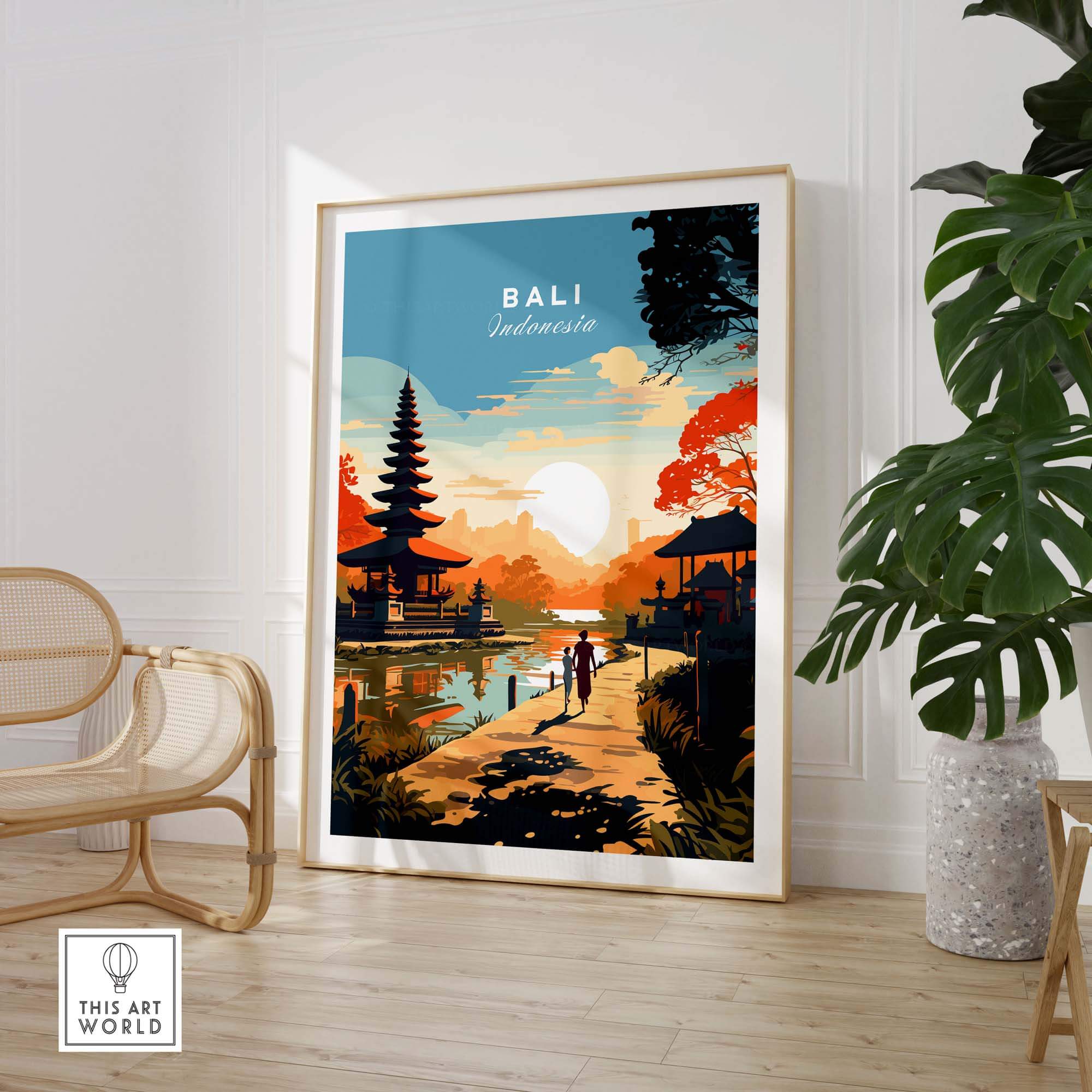 Bali Art Print exclusive at This Art World