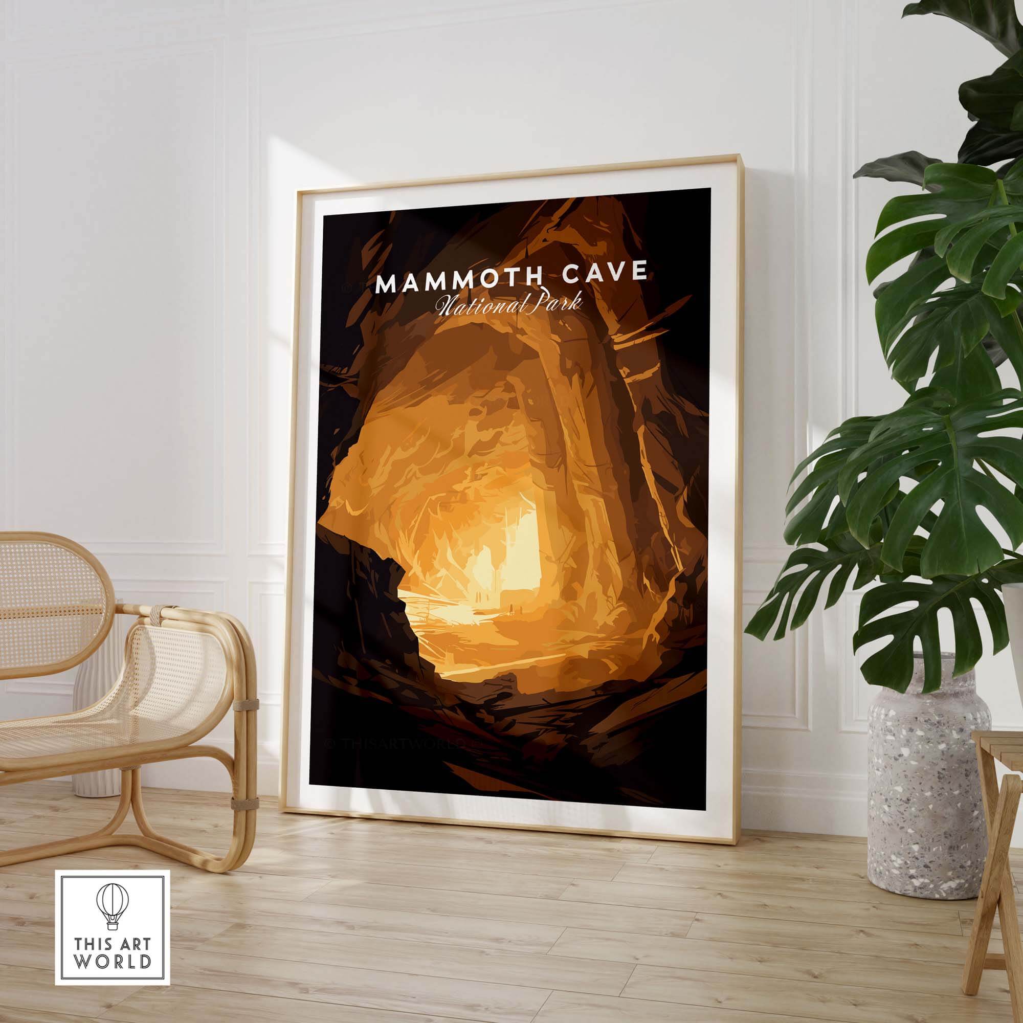 Mammoth Cave Poster - National Park Wall Art