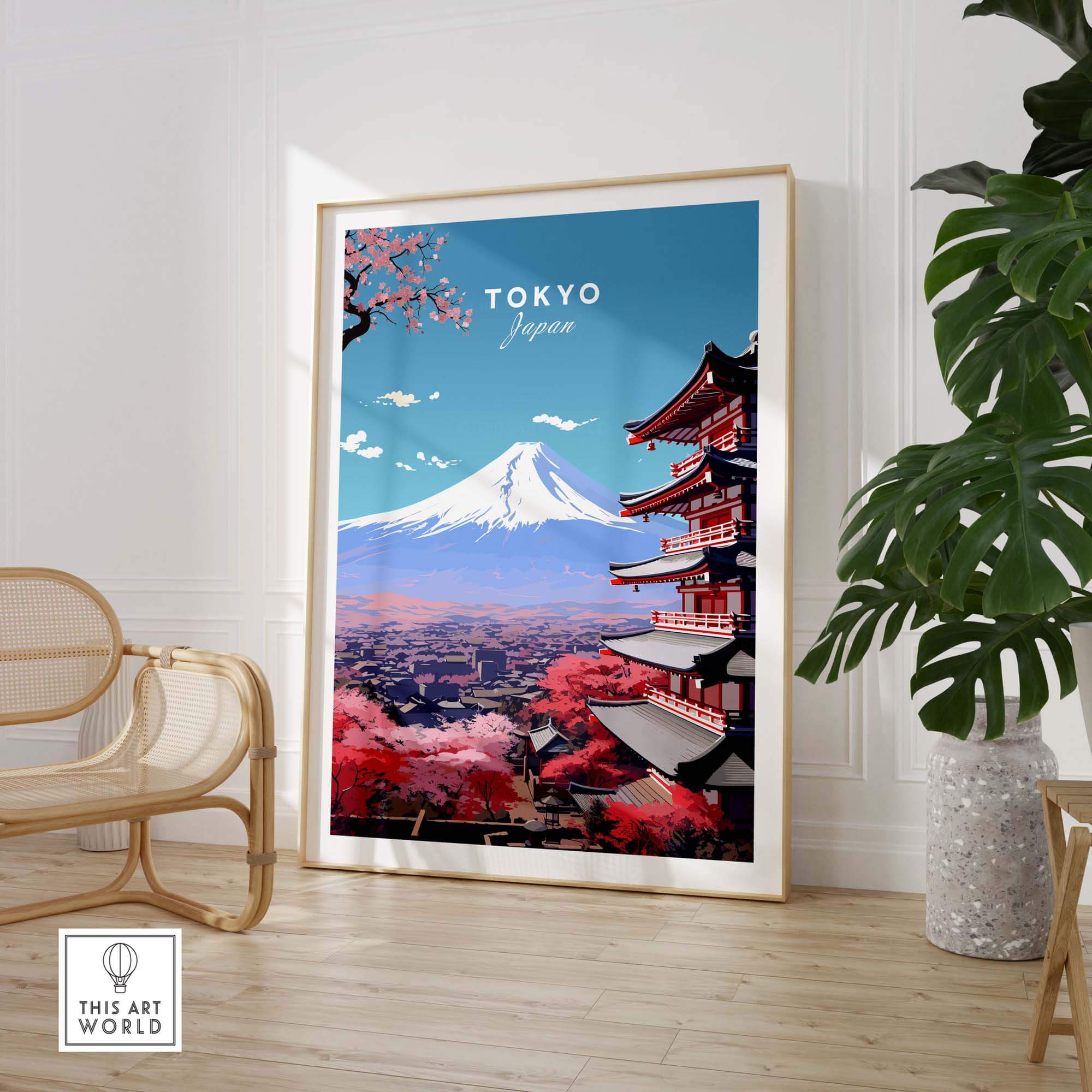 Tokyo Travel Poster exclusive at This Art World