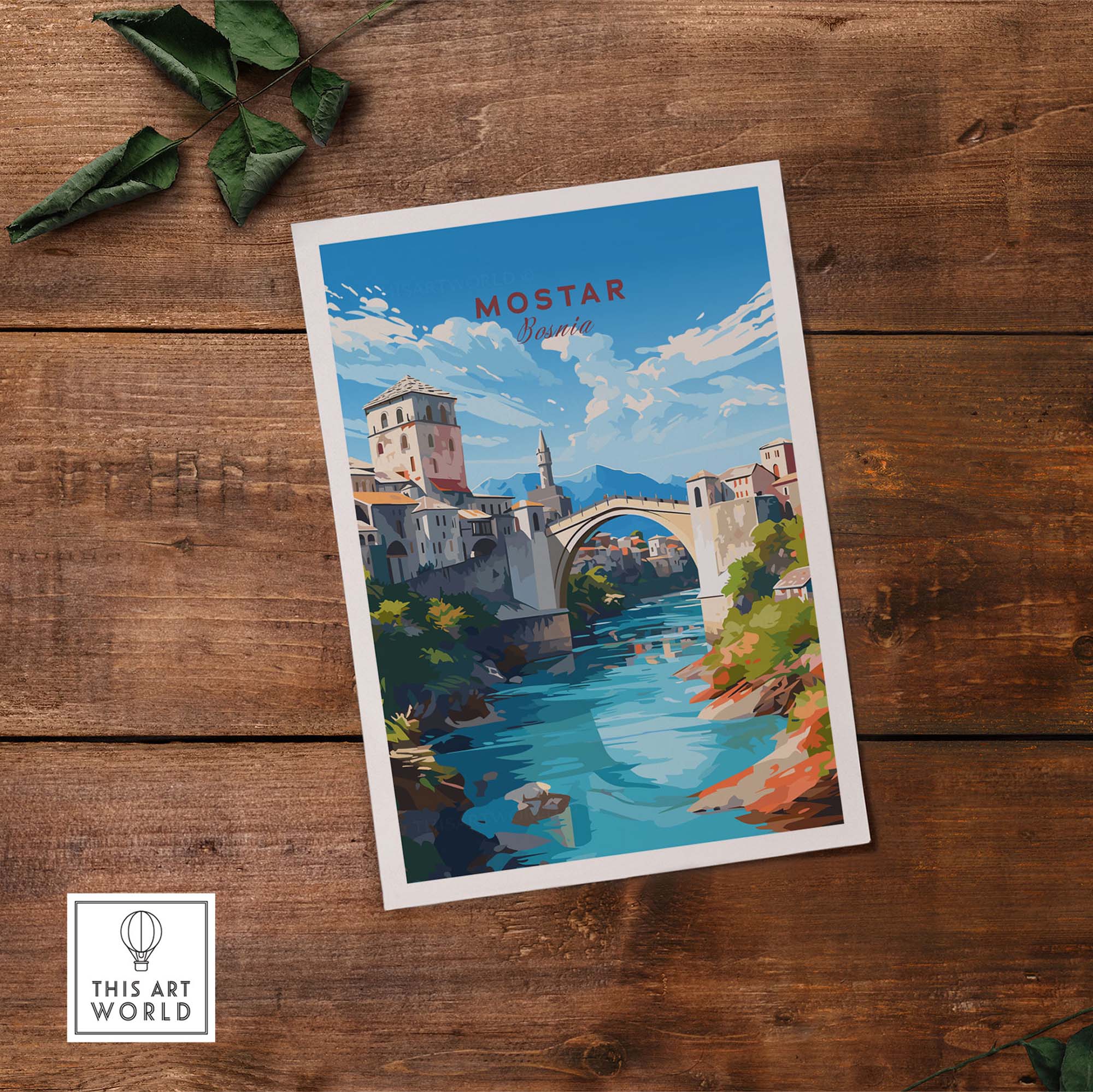 Mostar Poster exclusive at This Art World