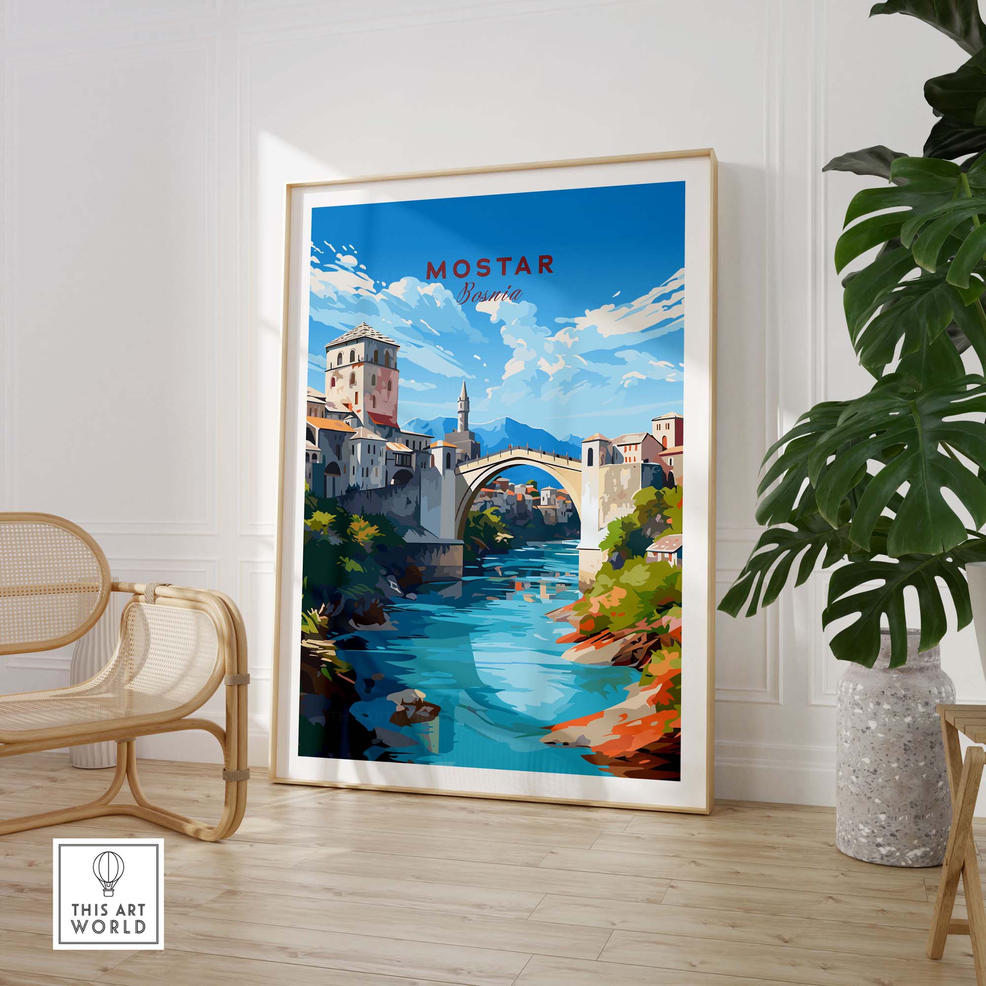 Mostar Poster exclusive at This Art World
