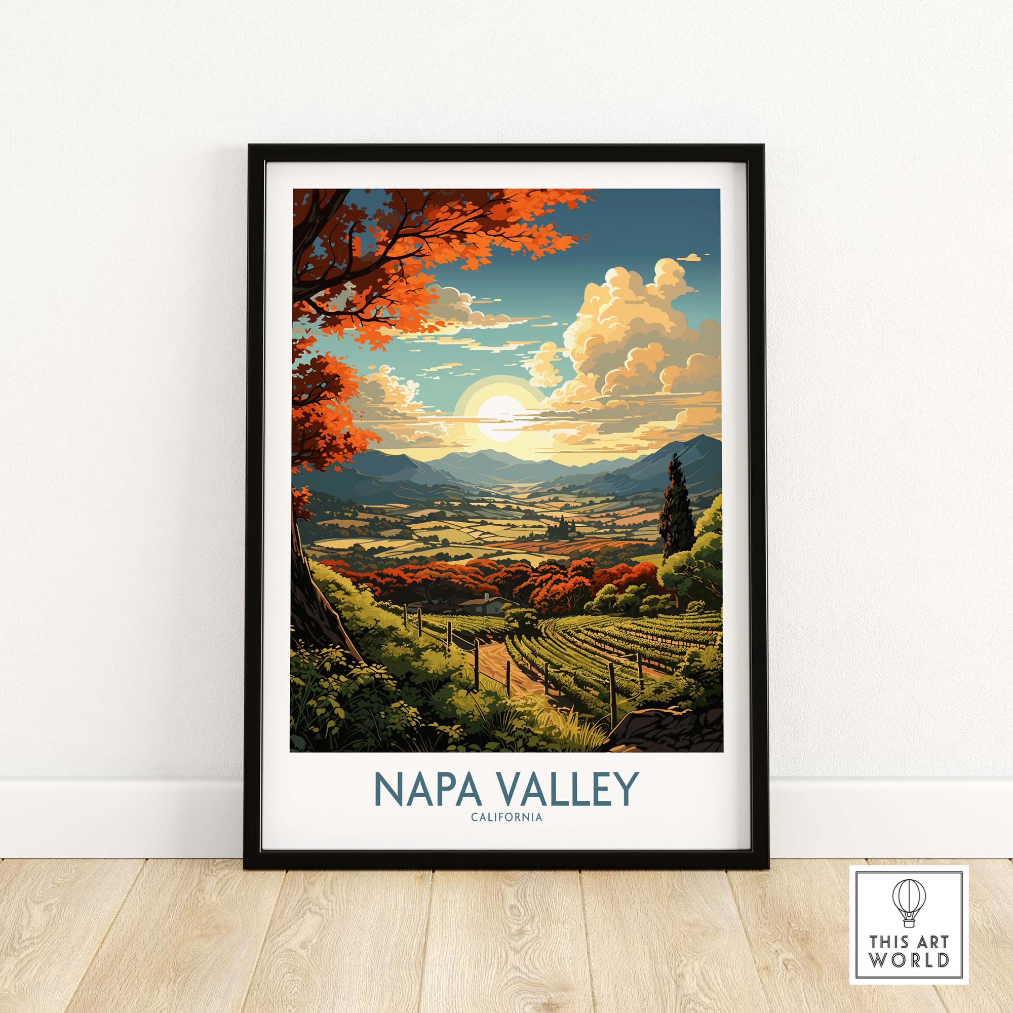 Napa Valley Poster - Stunning California Print – This Art World