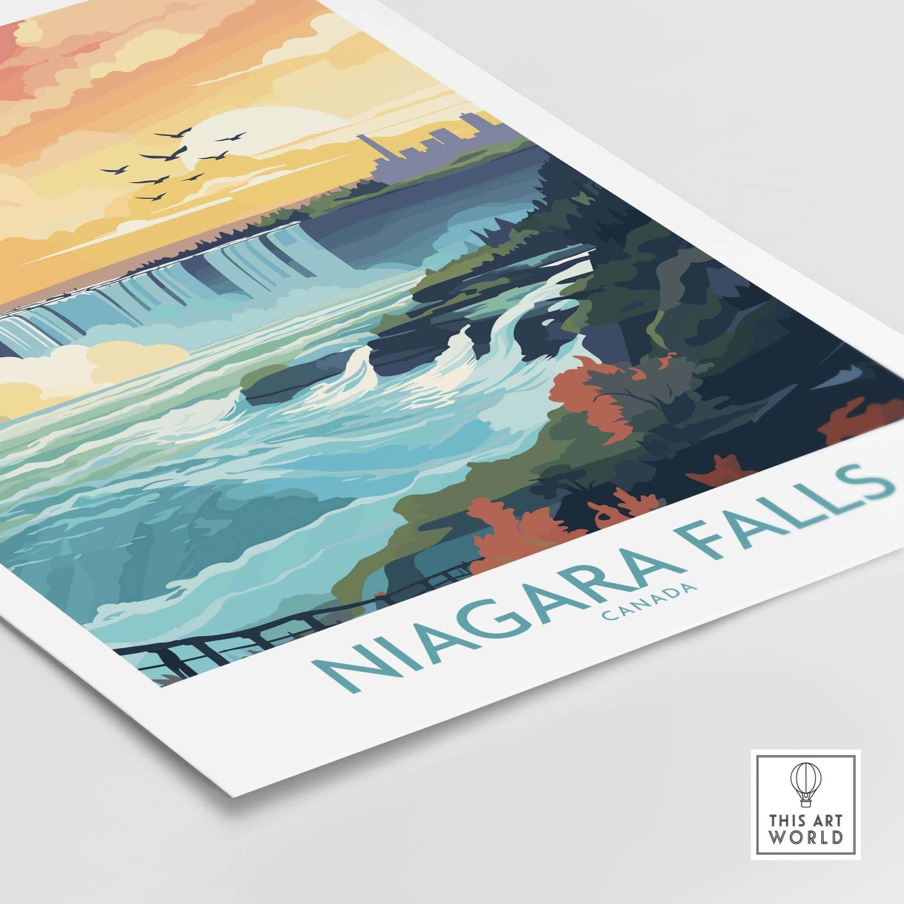 Stunning Niagara Falls Poster - Wall Art – This Art World