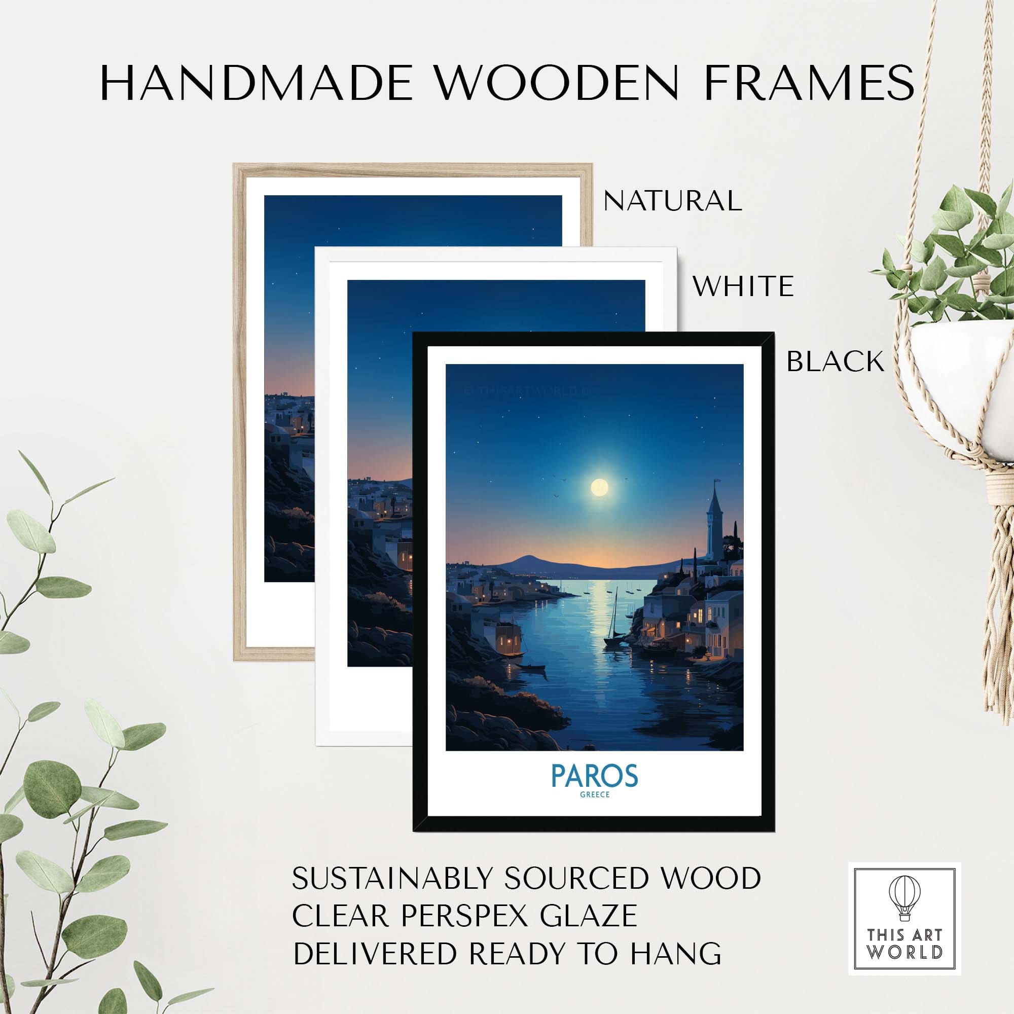 Paros Poster Greece exclusive at This Art World