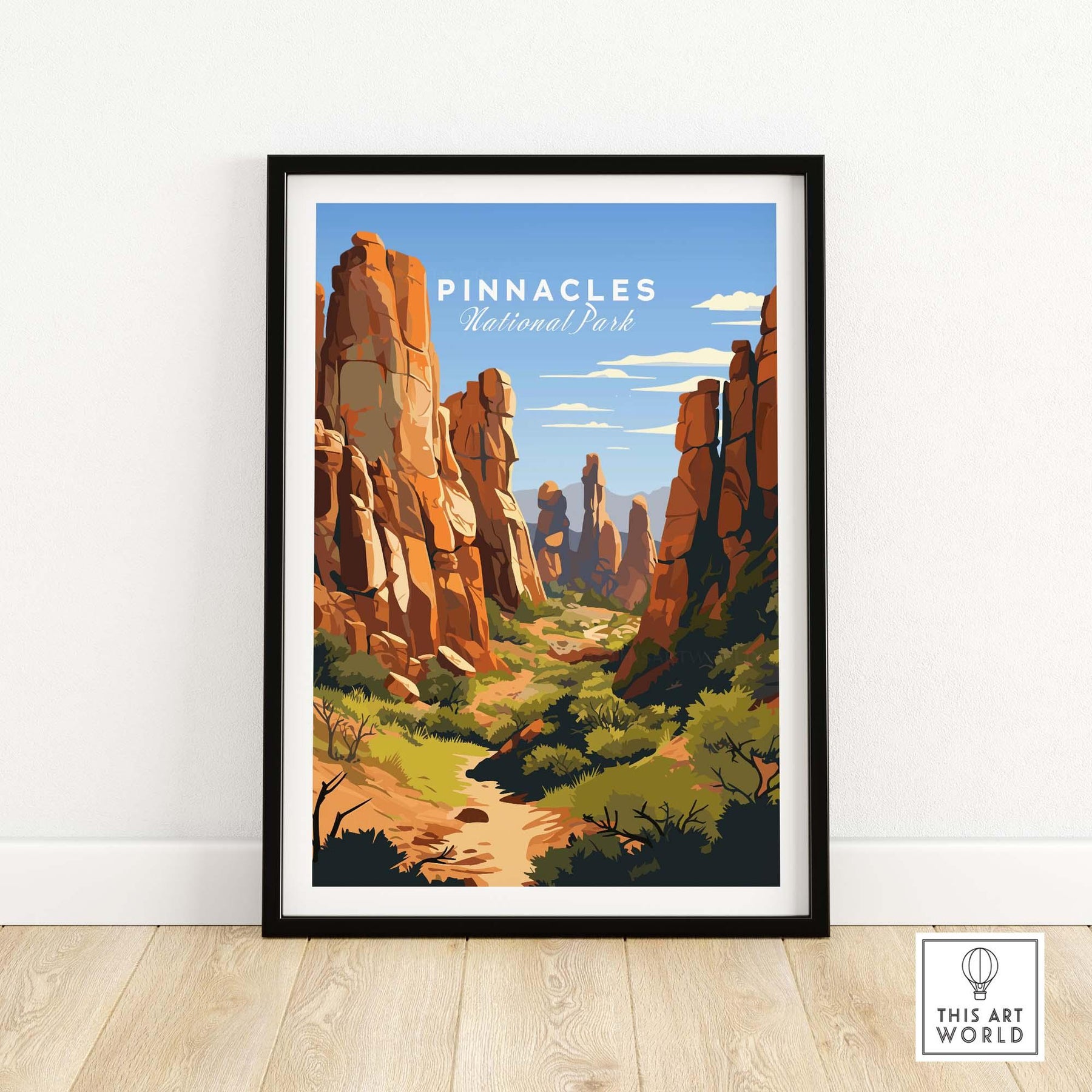 Pinnacles National Park Poster - Stunning California Art – This Art World