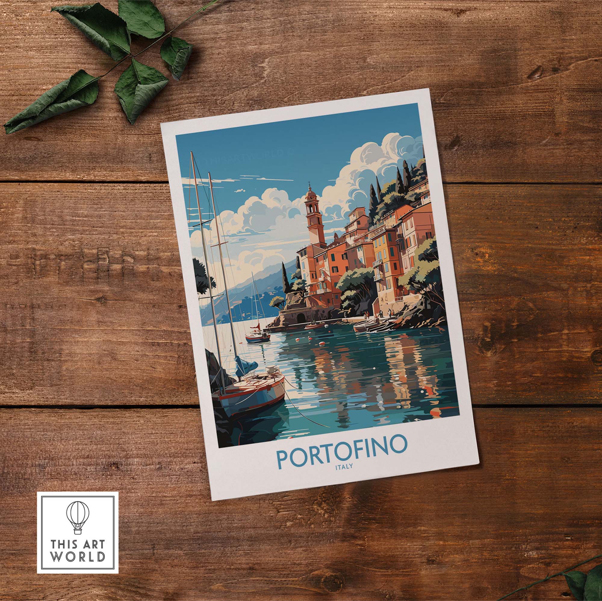Portofino Poster exclusive at This Art World