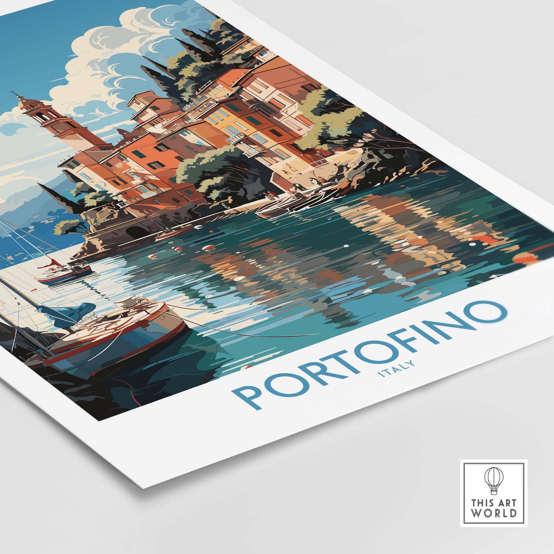 Portofino Poster - Capture Italy's Beauty – This Art World